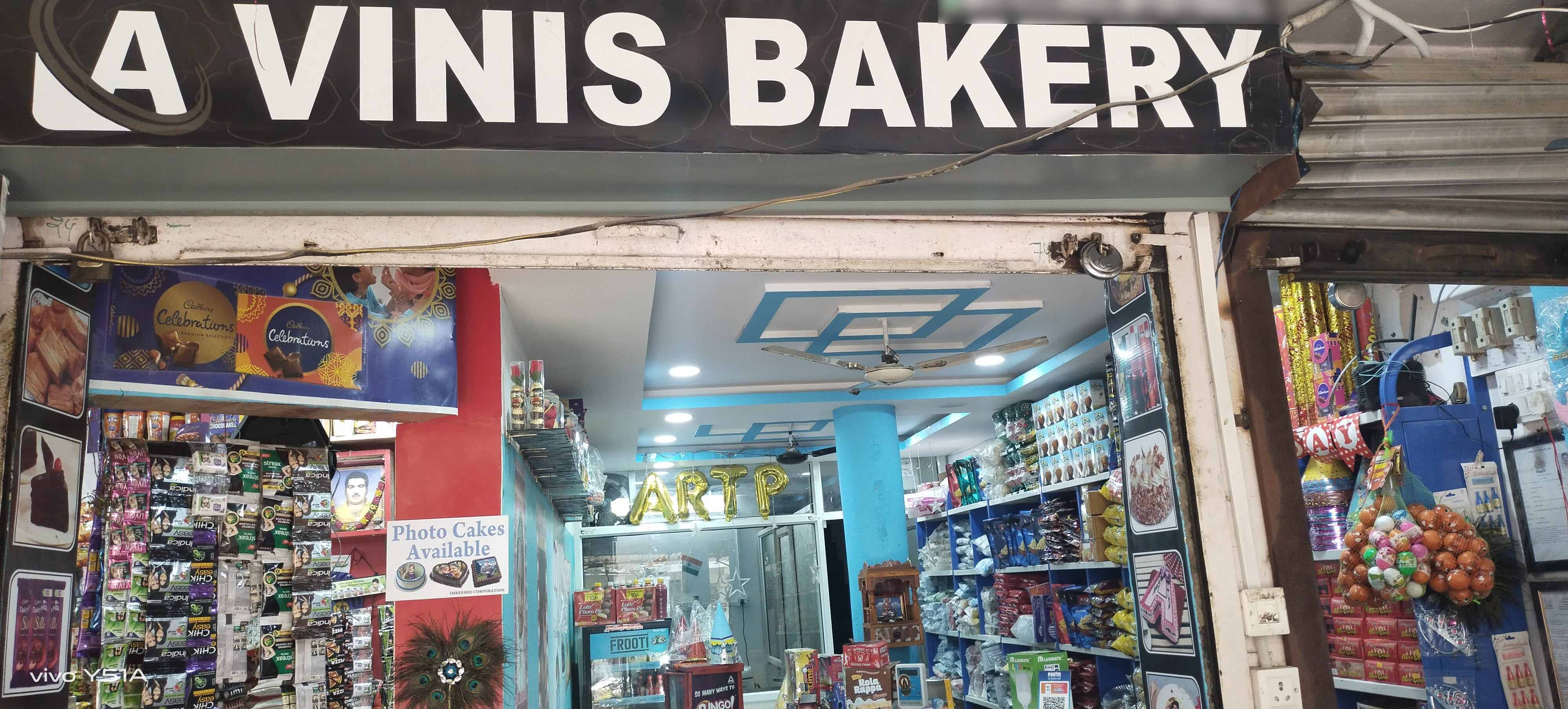 Menu of A Vinis Bakery, Vijay Nagar, Indore