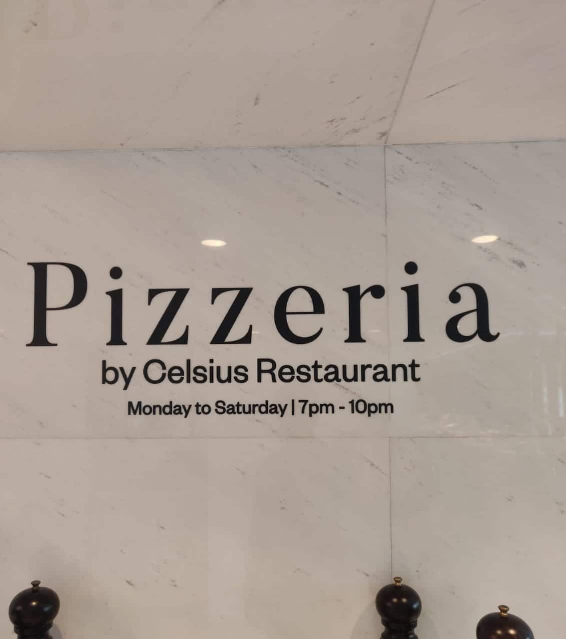 Pizzeria By Celsius Restaurant, Trade Centre Area, Dubai | Zomato