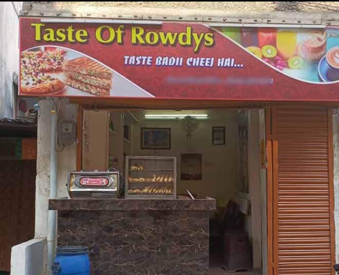Menu of Taste of Rowdys, Lashkar, Gwalior