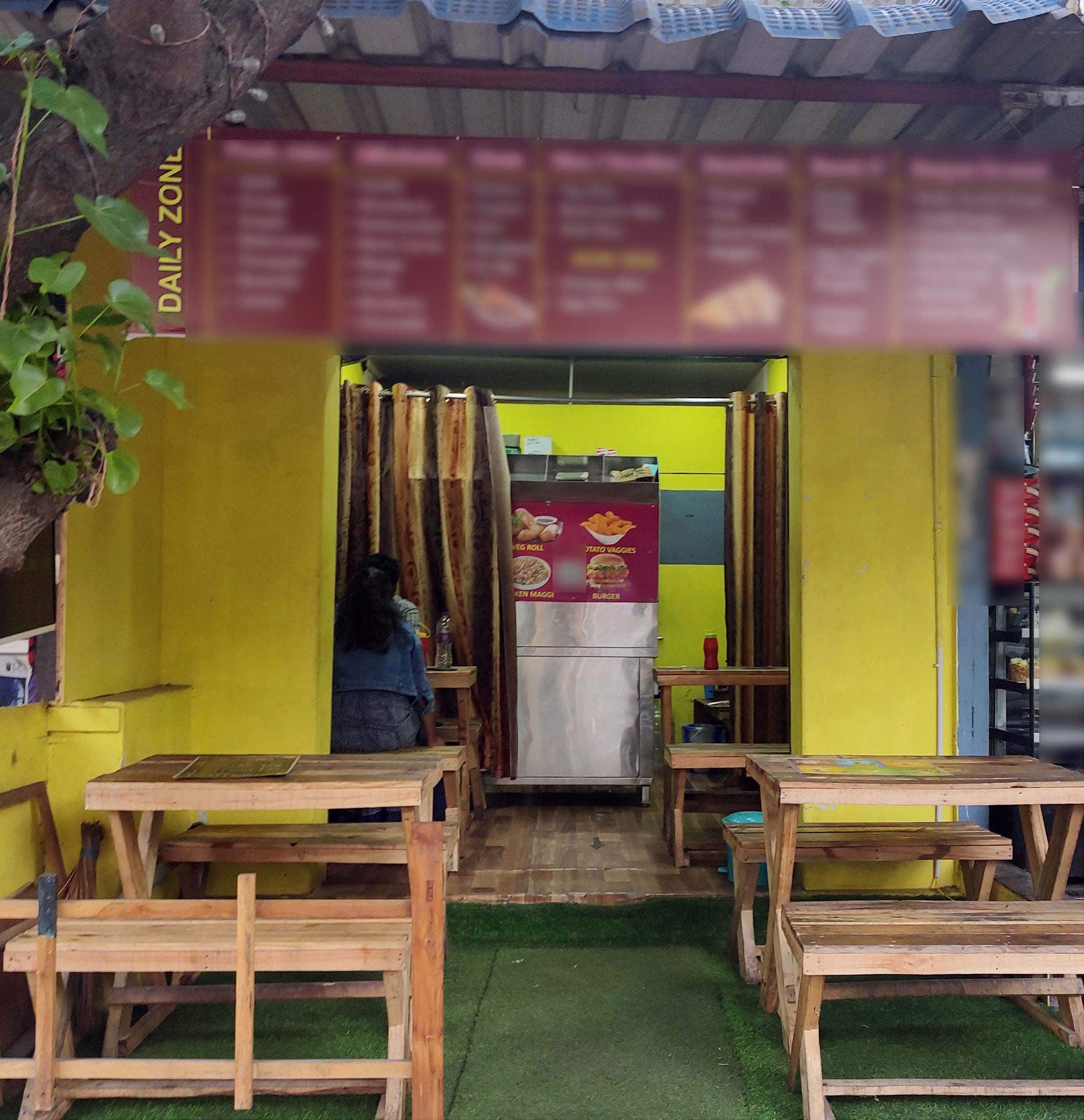 Menu of Daily Zone, Saibaba Colony, Coimbatore