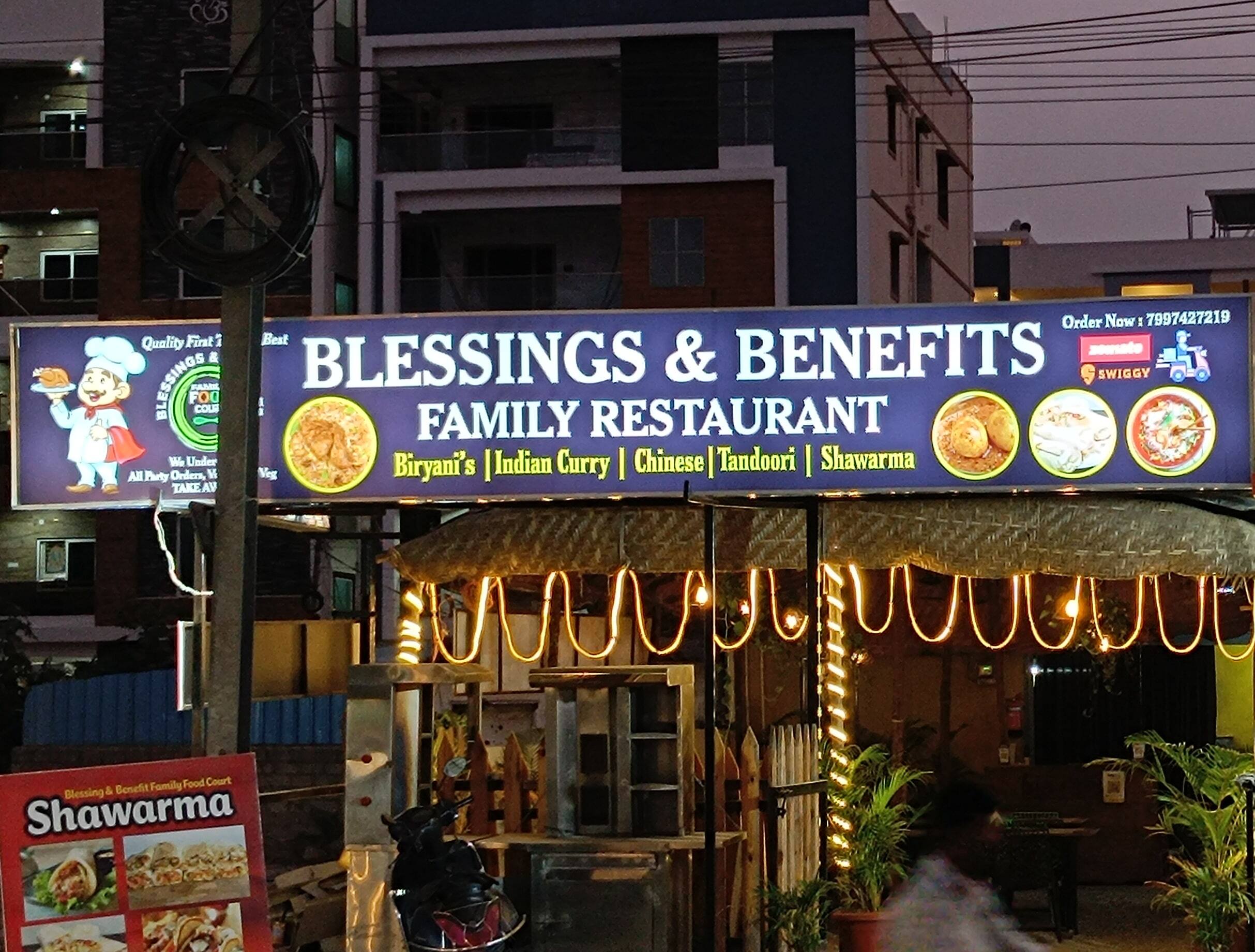 Blessings & Benefits Family Restaurant, Kukatpally, Hyderabad | Zomato
