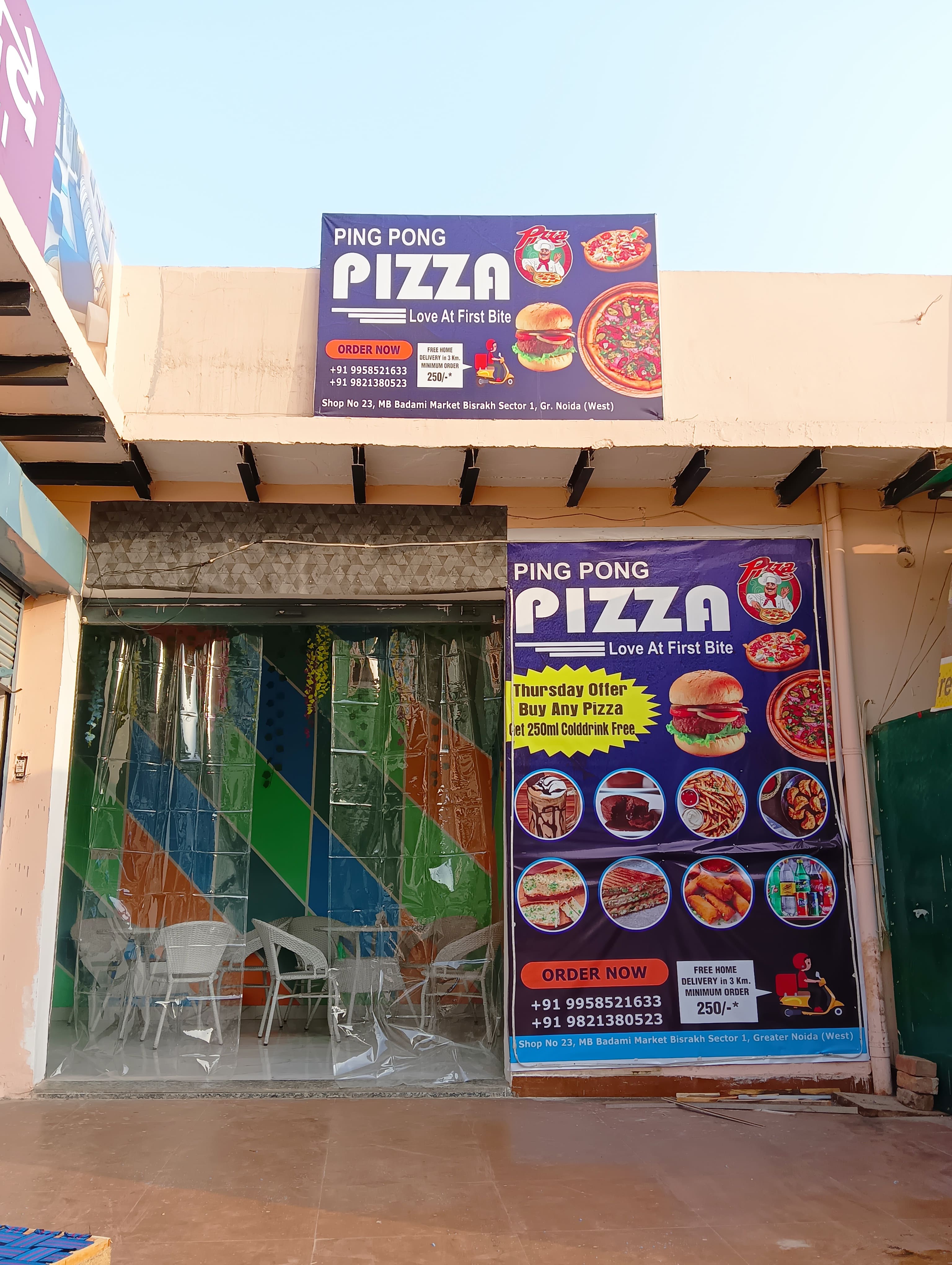 Book table and online reservation at Ping Pong Pizza, Yakubpur, Noida