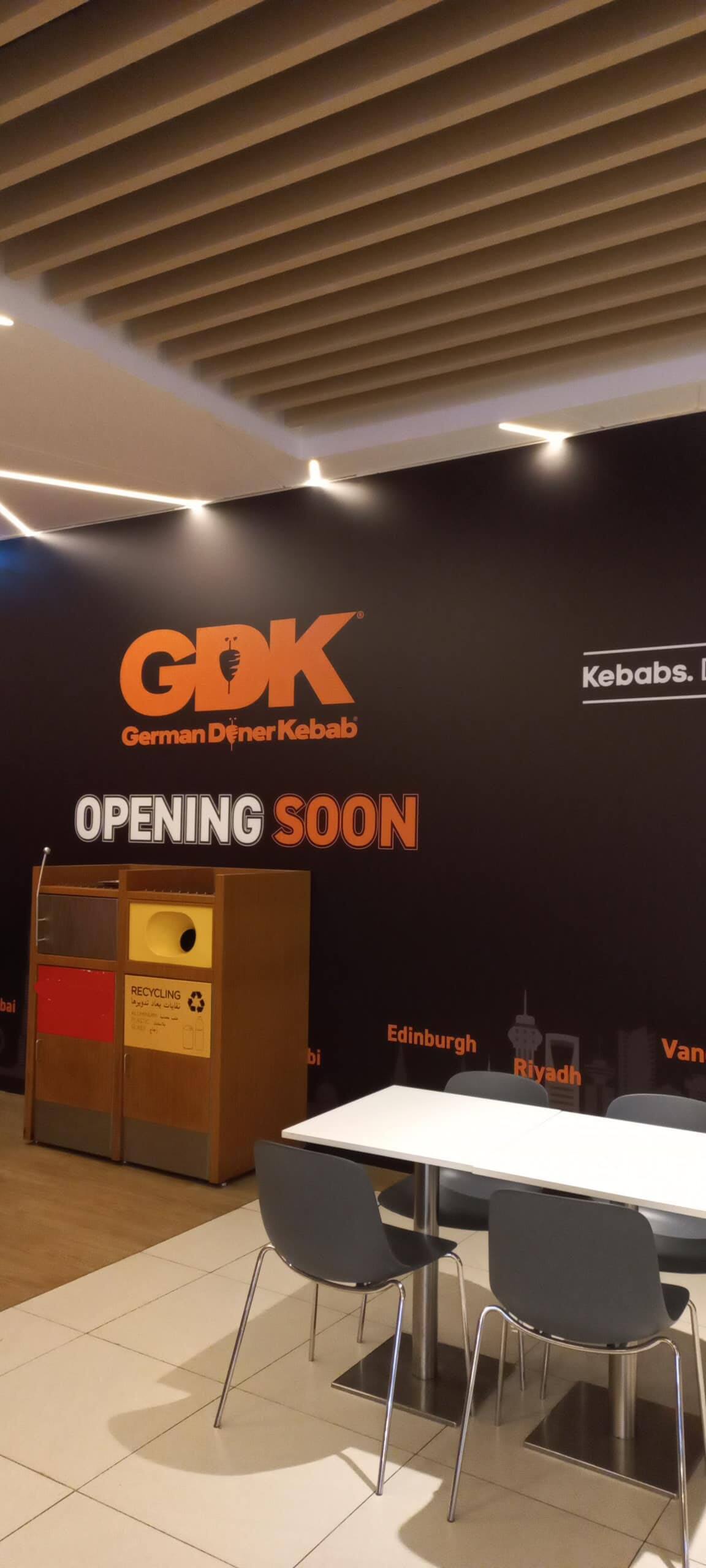 Menu of German Doner Kebab, Al Quoz, Dubai