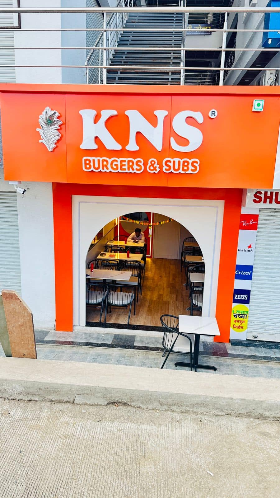 Menu of KNS Burgers & Subs, Chakan, Pune