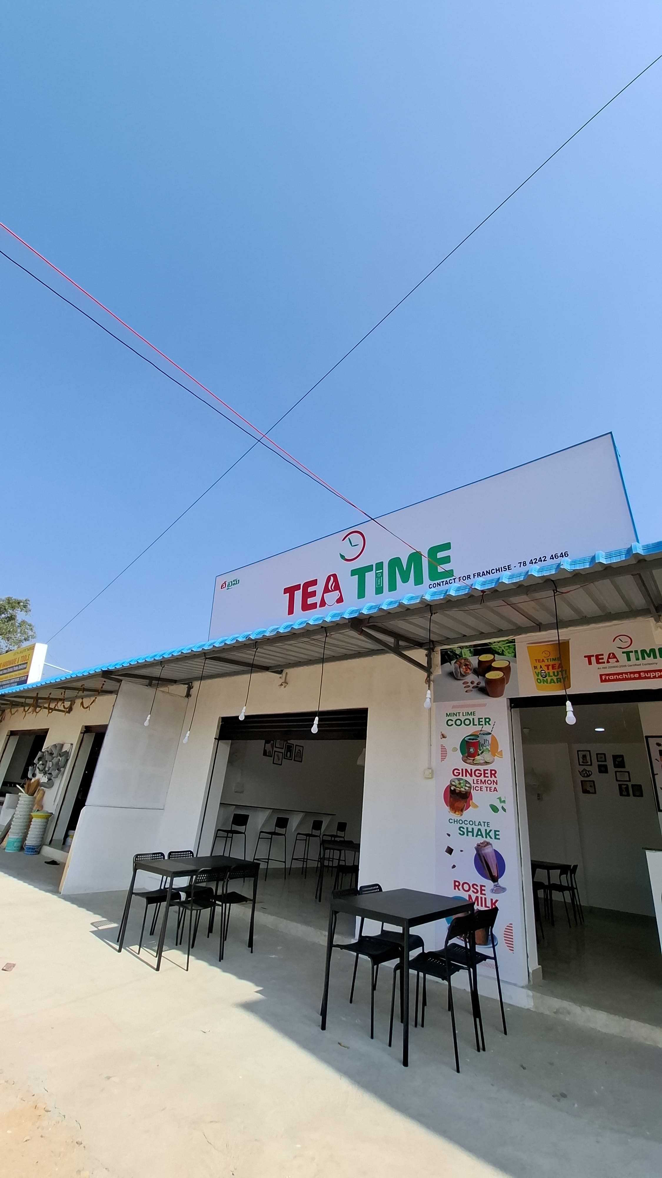 Menu of Tea Time, Gandipet, Hyderabad