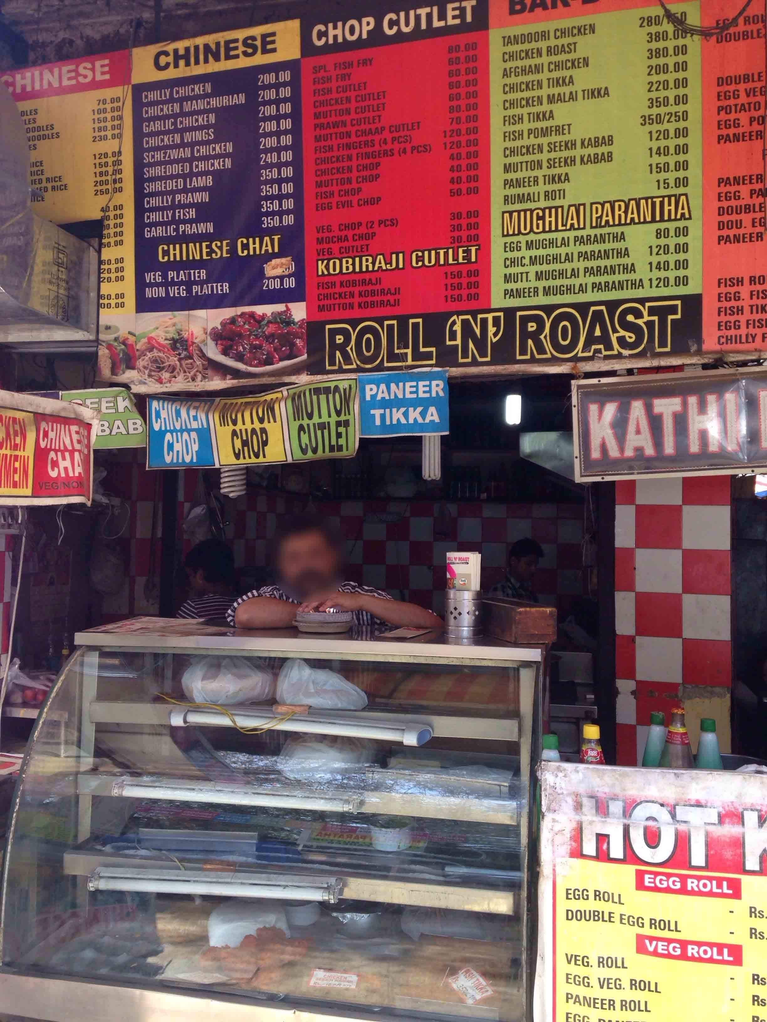 Menu of Roll N Roast, Chittaranjan Park, New Delhi