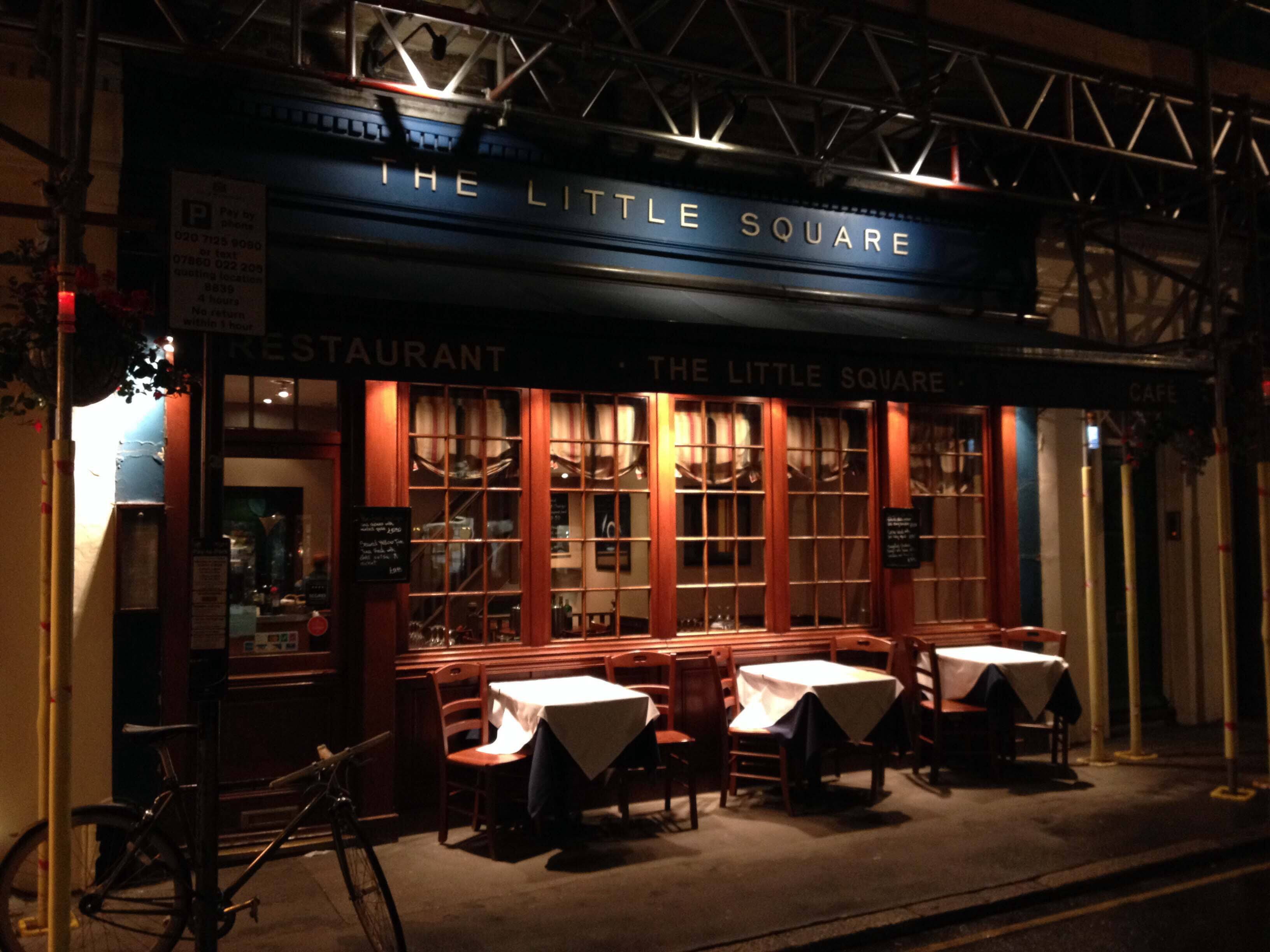 Menu of The Little Square, Mayfair, London