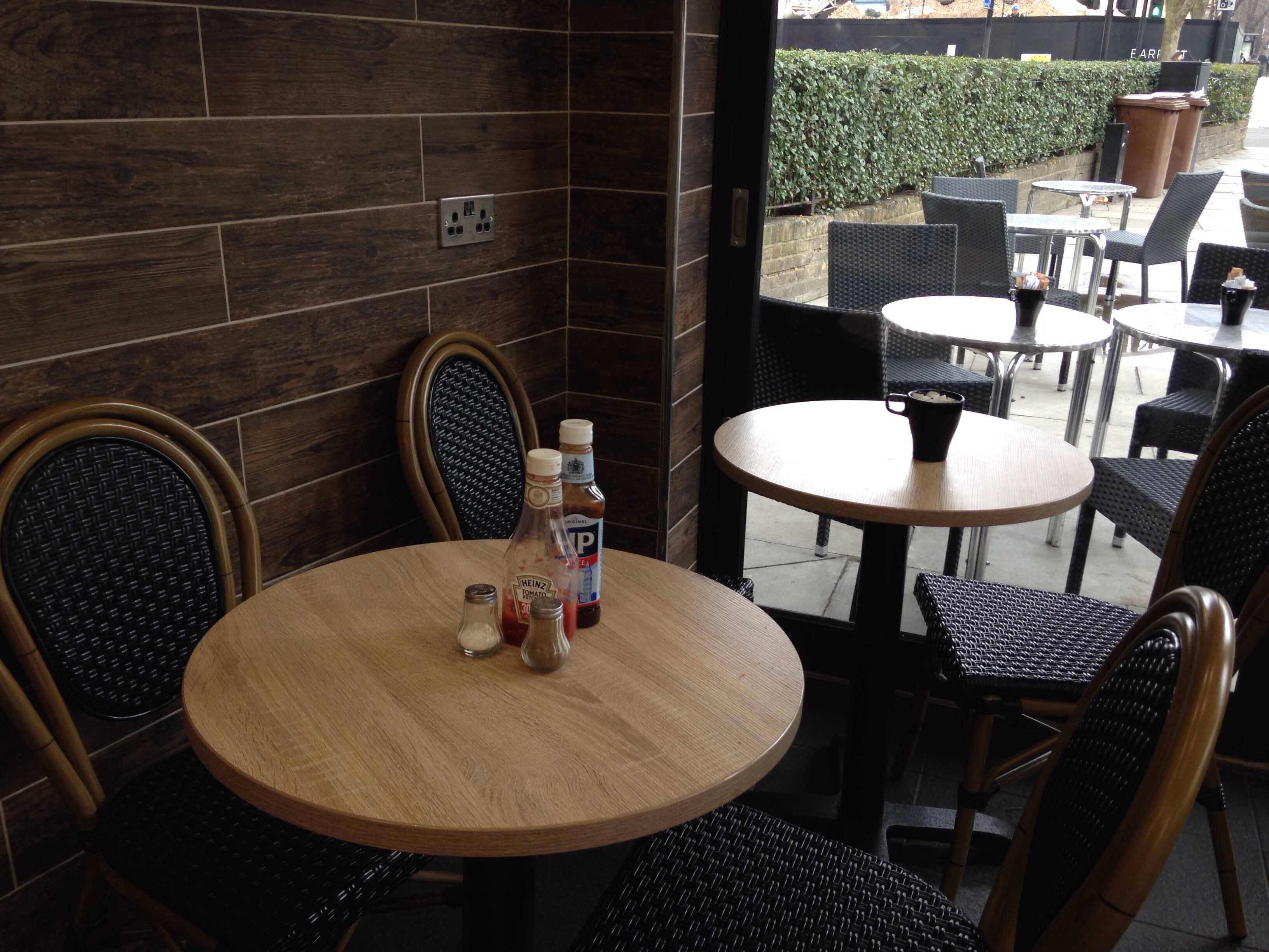 Menu of The Twin's Coffee Shop, Camden Town, London