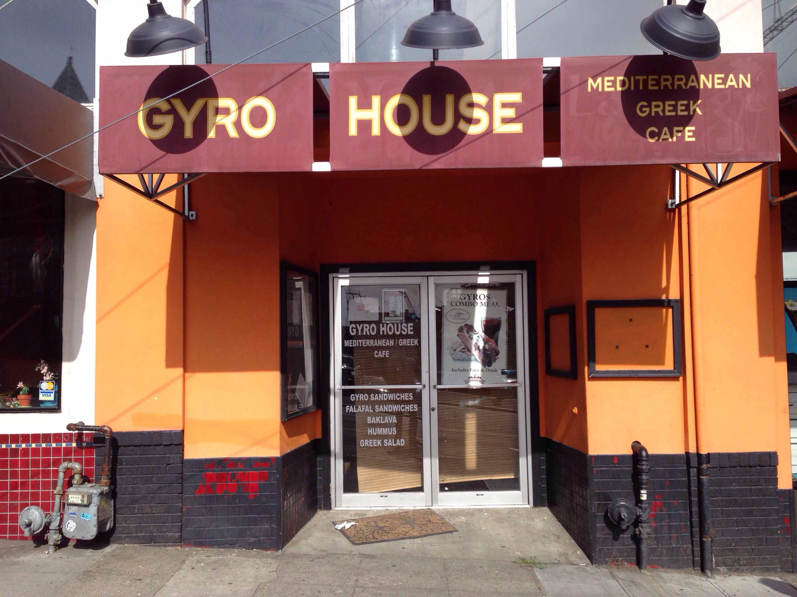 Menu of Gyro House, International District, Seattle