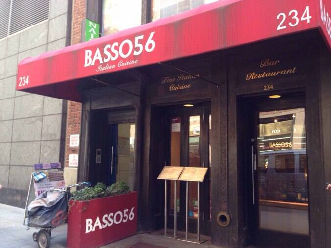 Basso 56, New York, New York City - Urbanspoon/Zomato