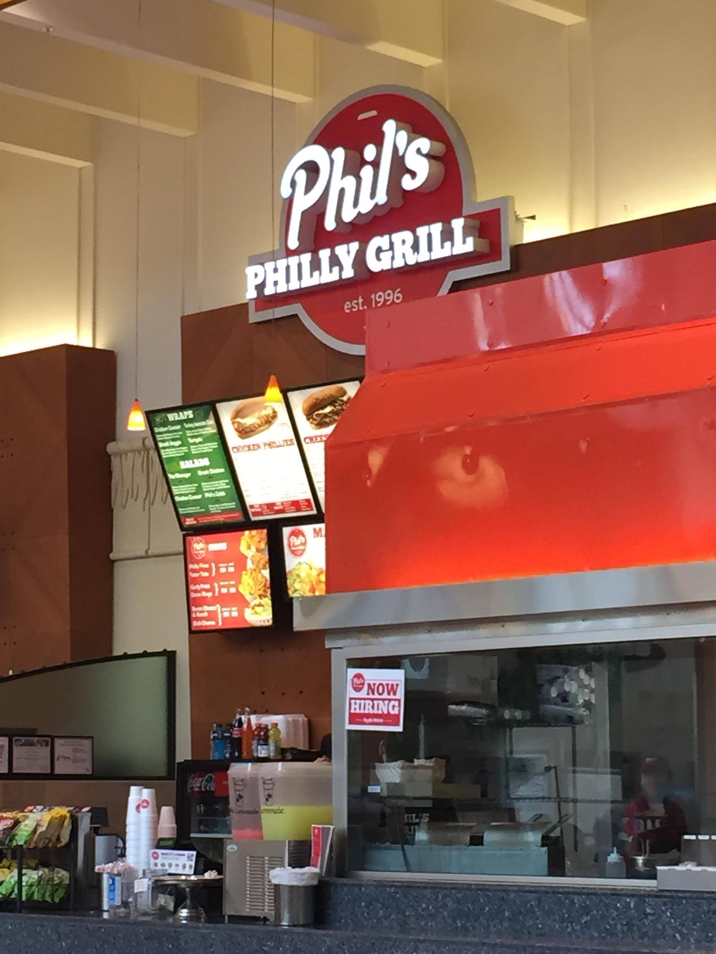 Menu of Phil's Philly Grill, West Plano, Plano