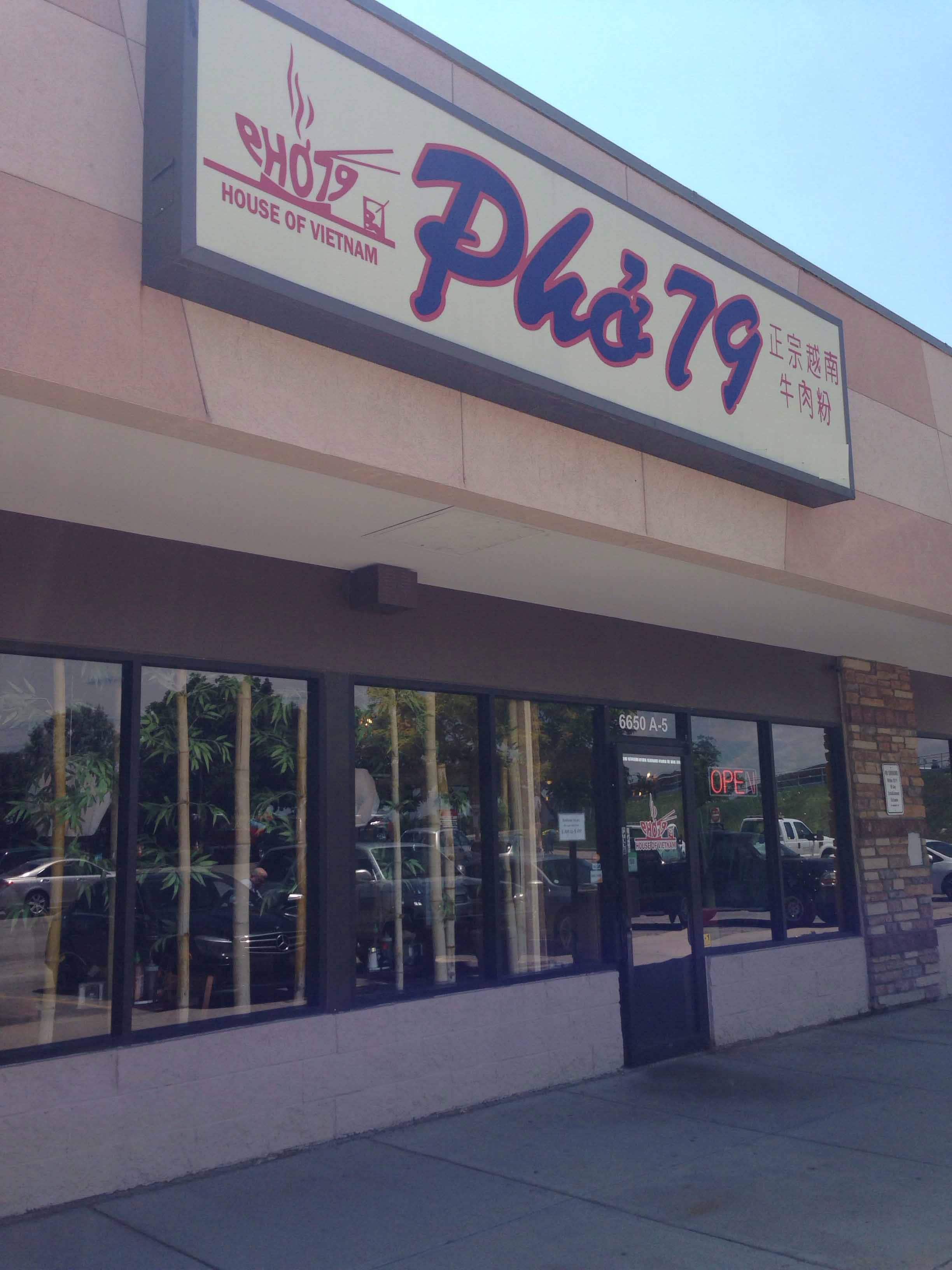 Menu of Pho 79, Broomfield, Denver