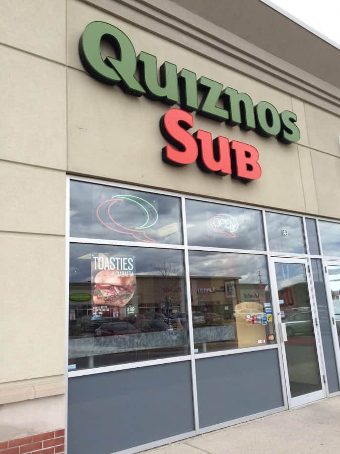 Quiznos Menu, Menu for Quiznos, Burlington, Toronto - Urbanspoon/Zomato