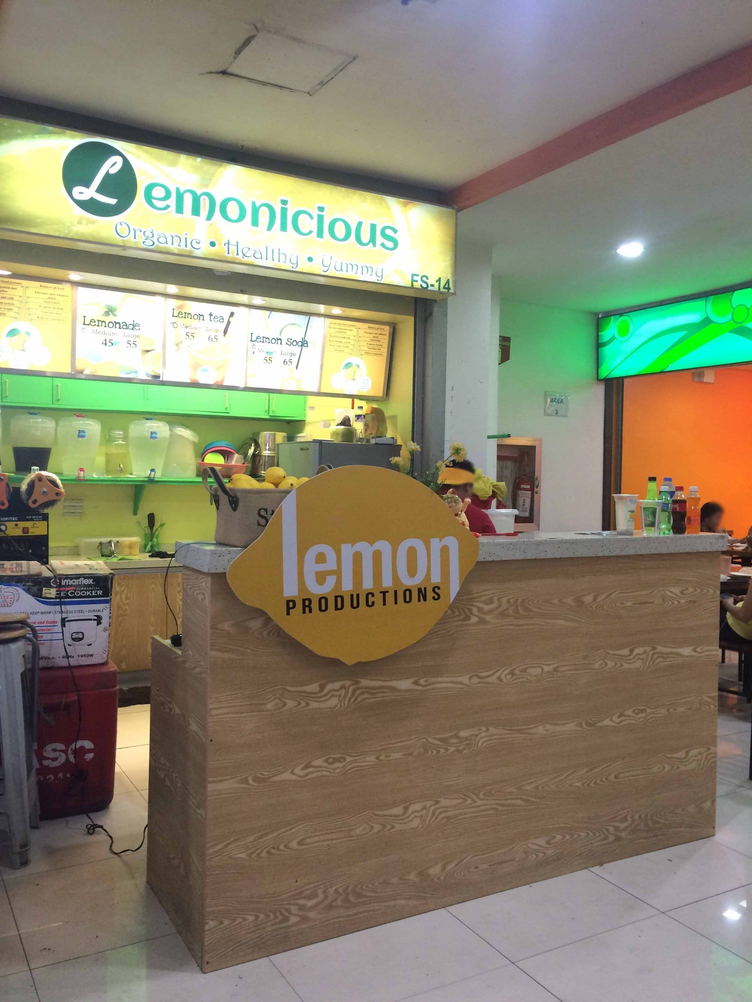 Menu of Lemonicious, Binondo, Manila