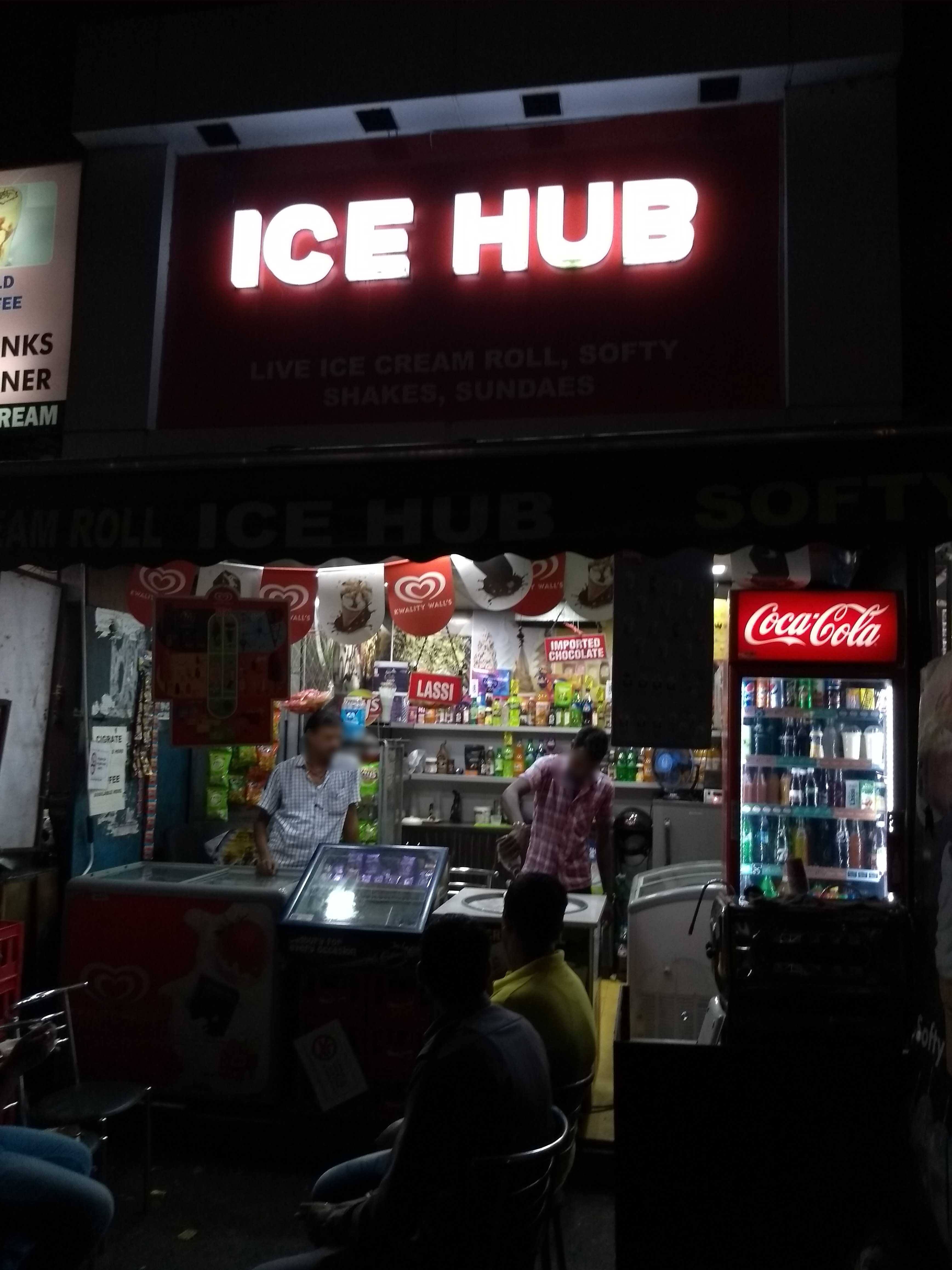 Menu of Ice Hub, Bistupur, Jamshedpur