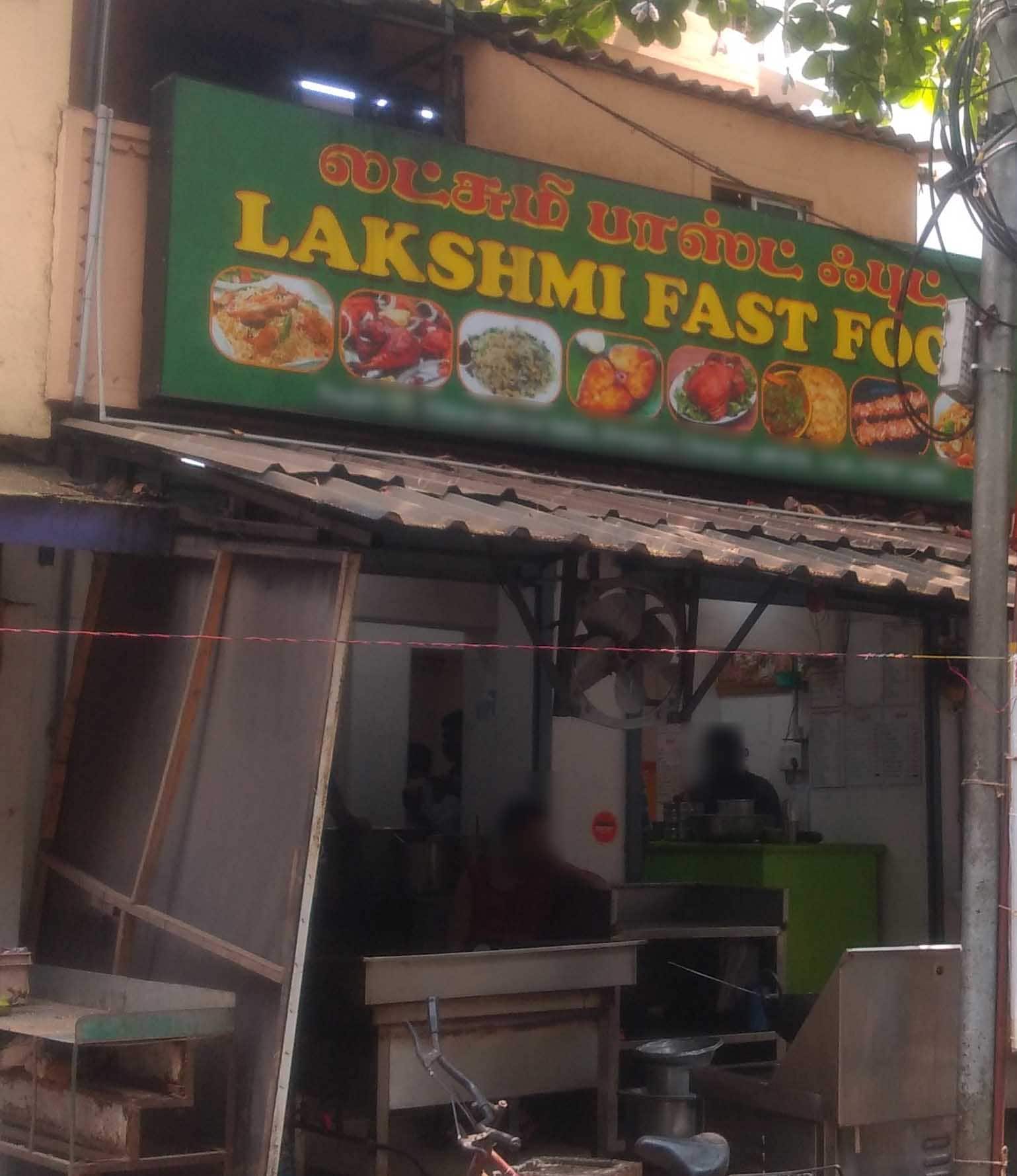 Menu of Lakshmi Fast Food, Alwarpet, Chennai