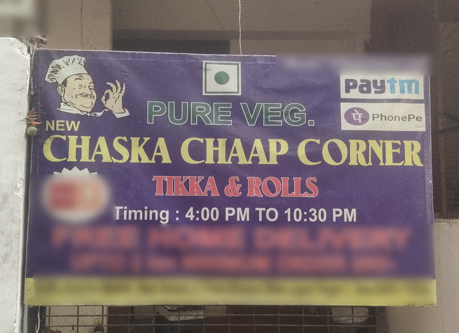 Menu of New Chaska Chaap Corner, Lajpat Nagar 1, New Delhi