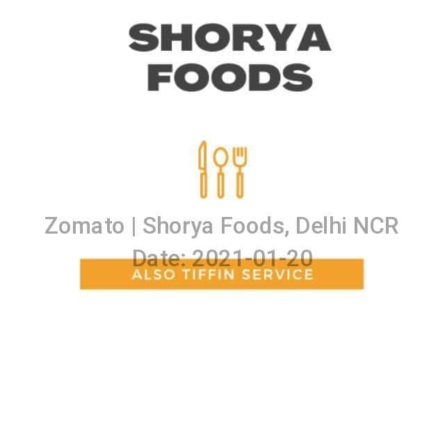 Shorya Foods, Supertech Eco Village-1, Greater Noida | Zomato