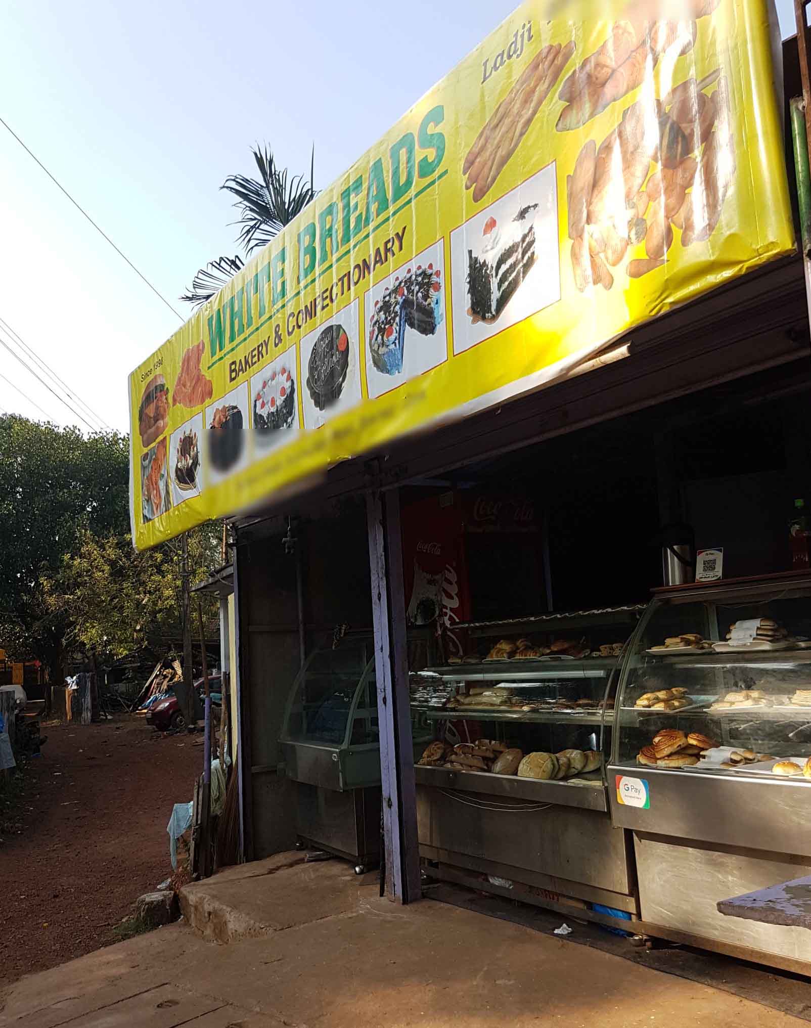 Menu of White Breads Bakes & Confectionary, Anjuna, Goa