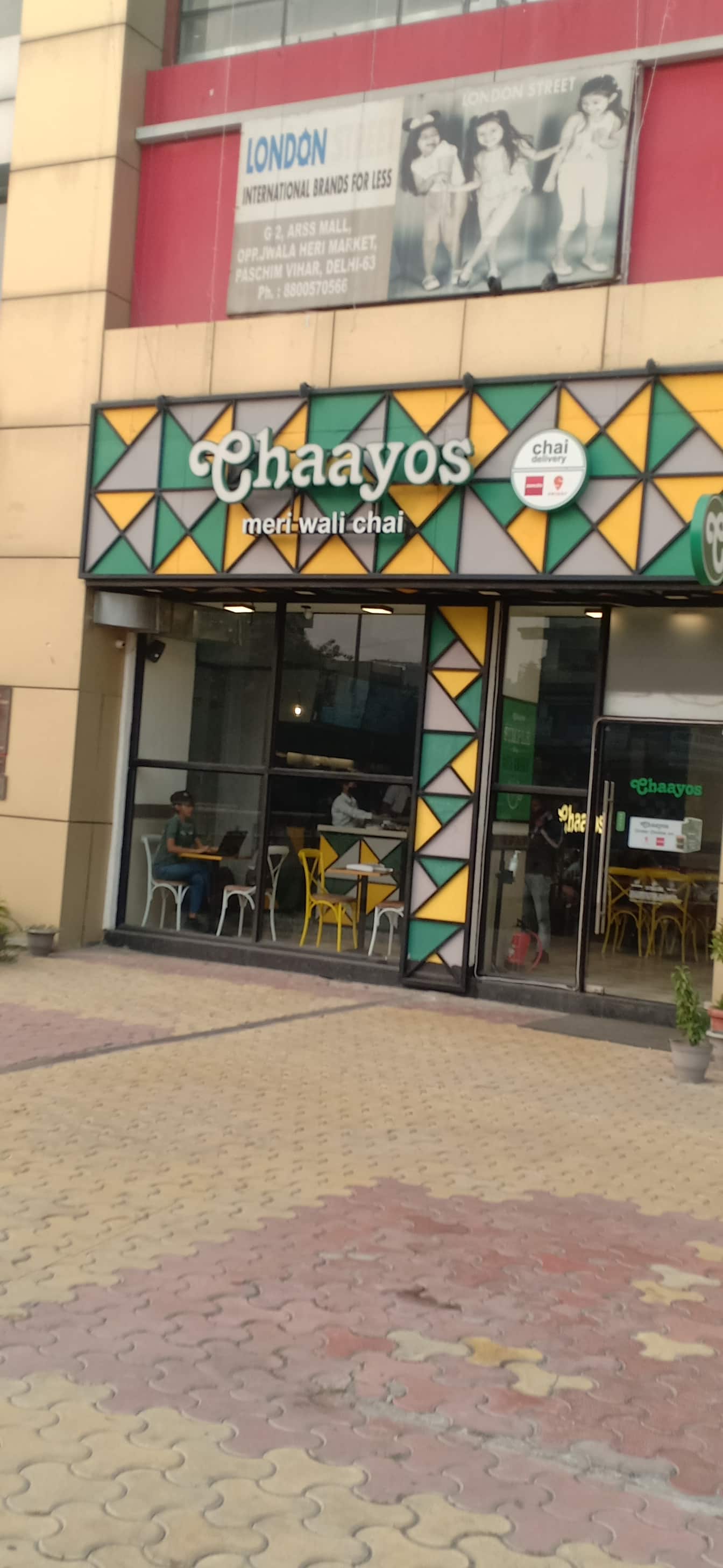 Menu of Chaayos Chai+Snacks=Relax, Paschim Vihar, New Delhi