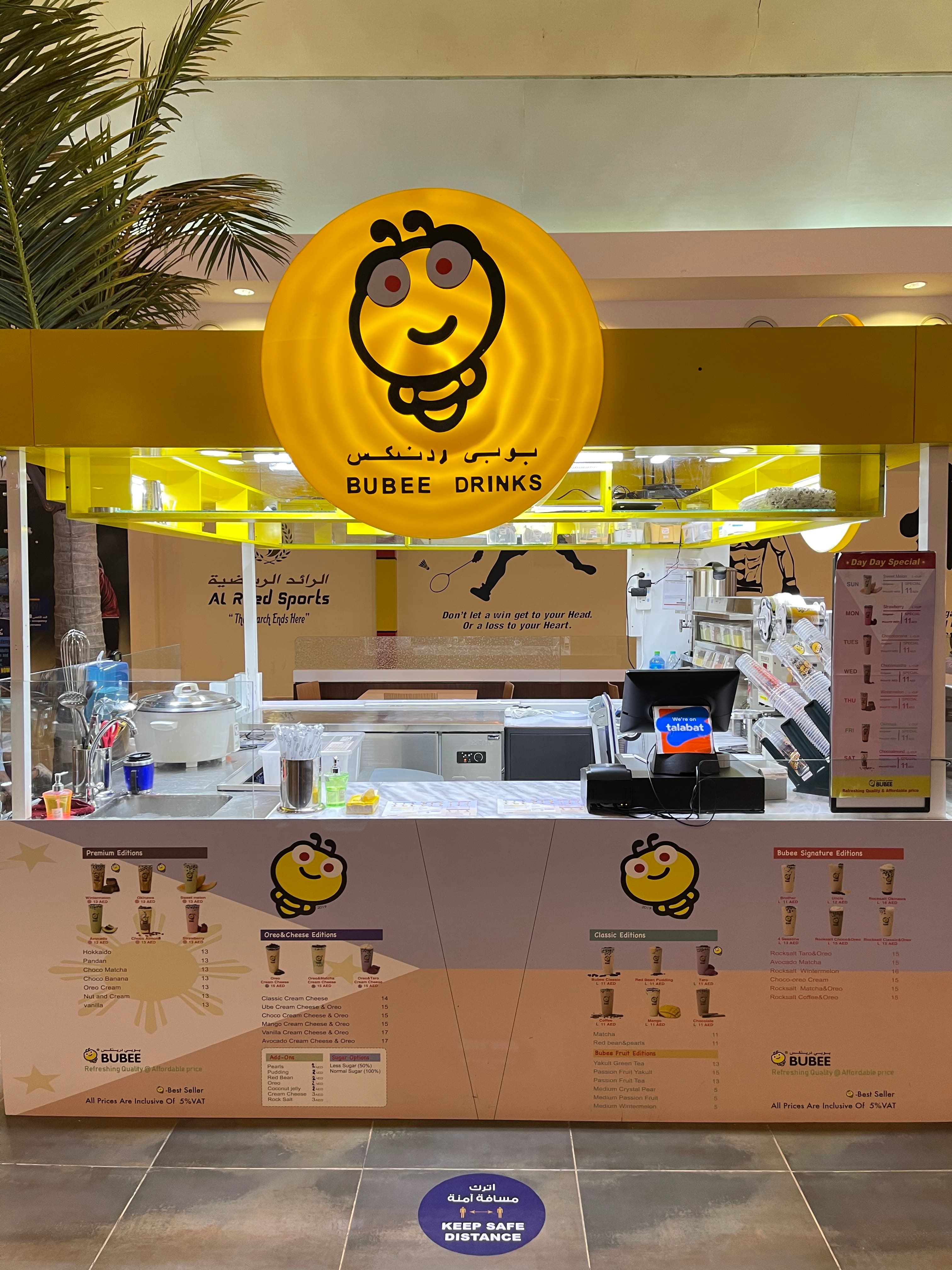 Bubee Drinks Cafe, Madinat Zayed order online - Zomato