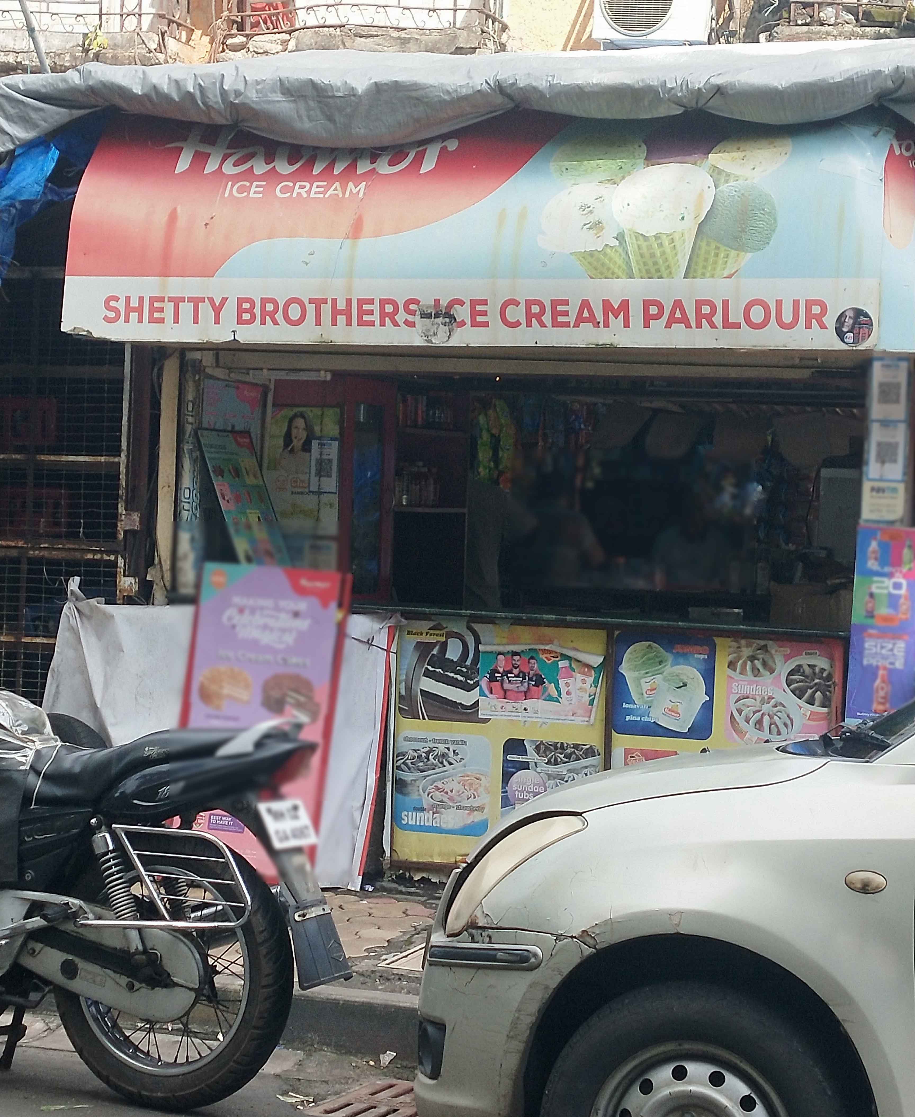 Menu of Shetty Brothers Ice Cream Parlour, Vile Parle West, Mumbai