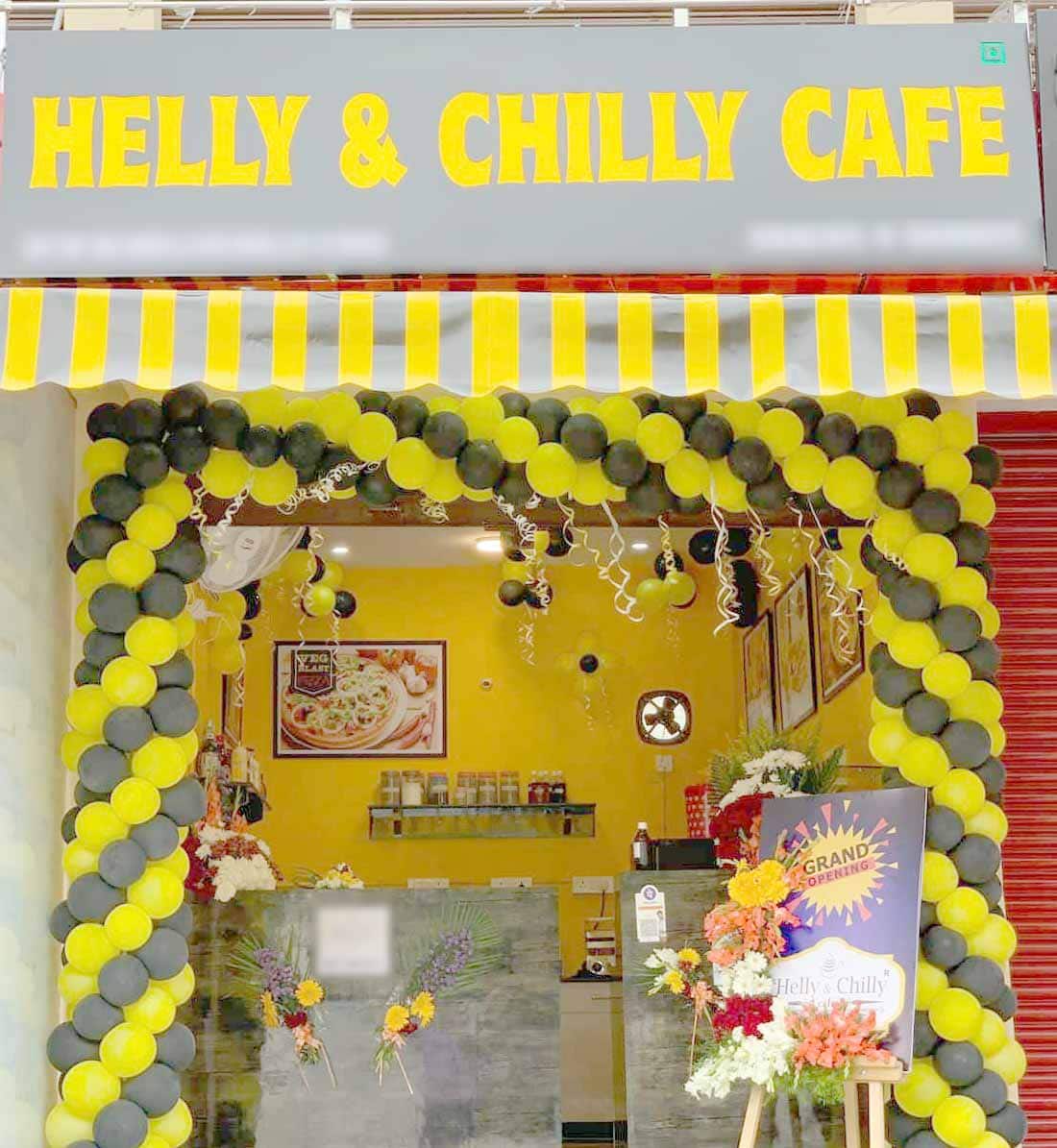 Menu of Helly & Chilly Cafe, Nagarbhavi, Bangalore
