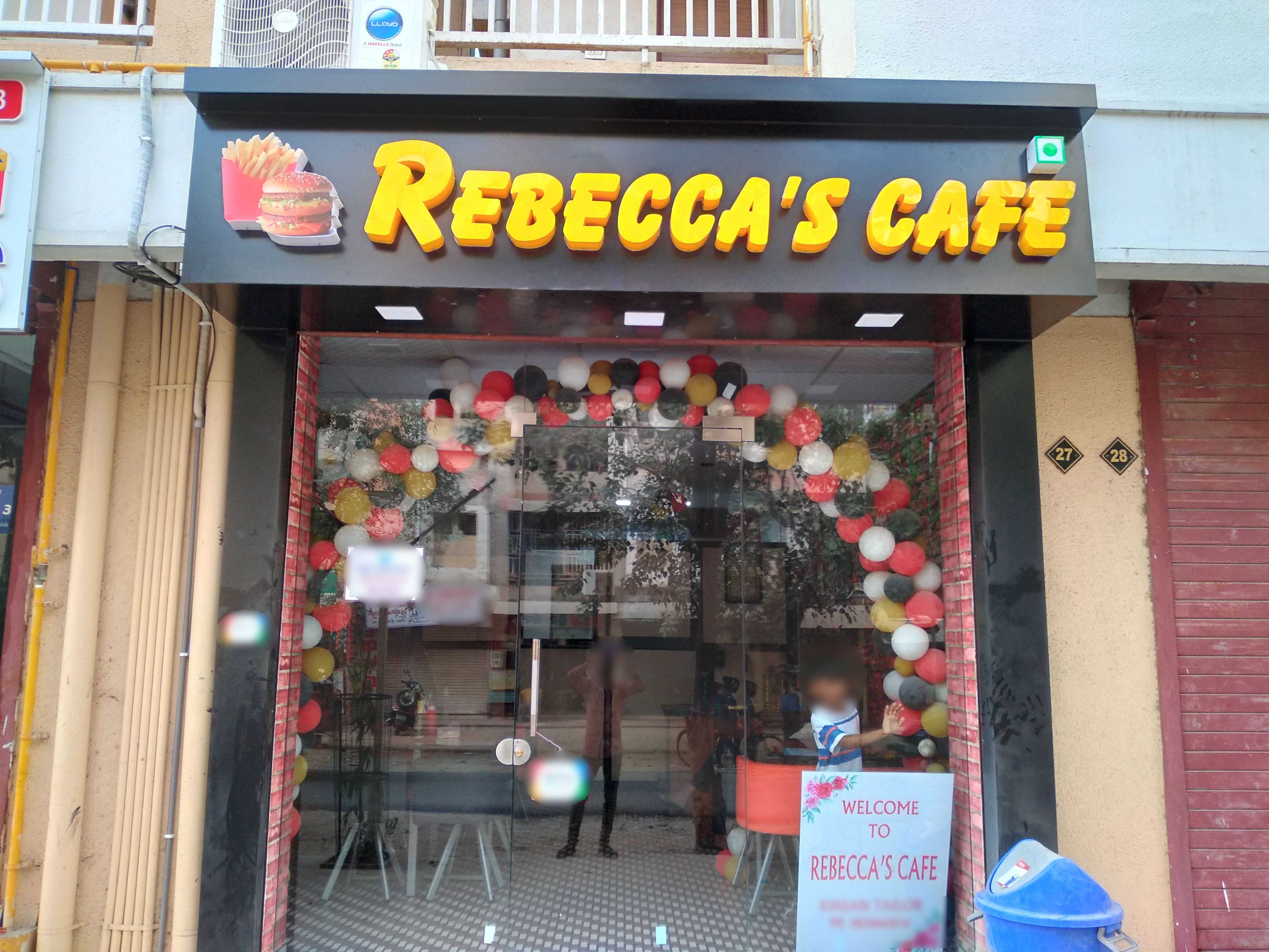 Menu of Rebecca's cafe, Amraiwadi, Ahmedabad