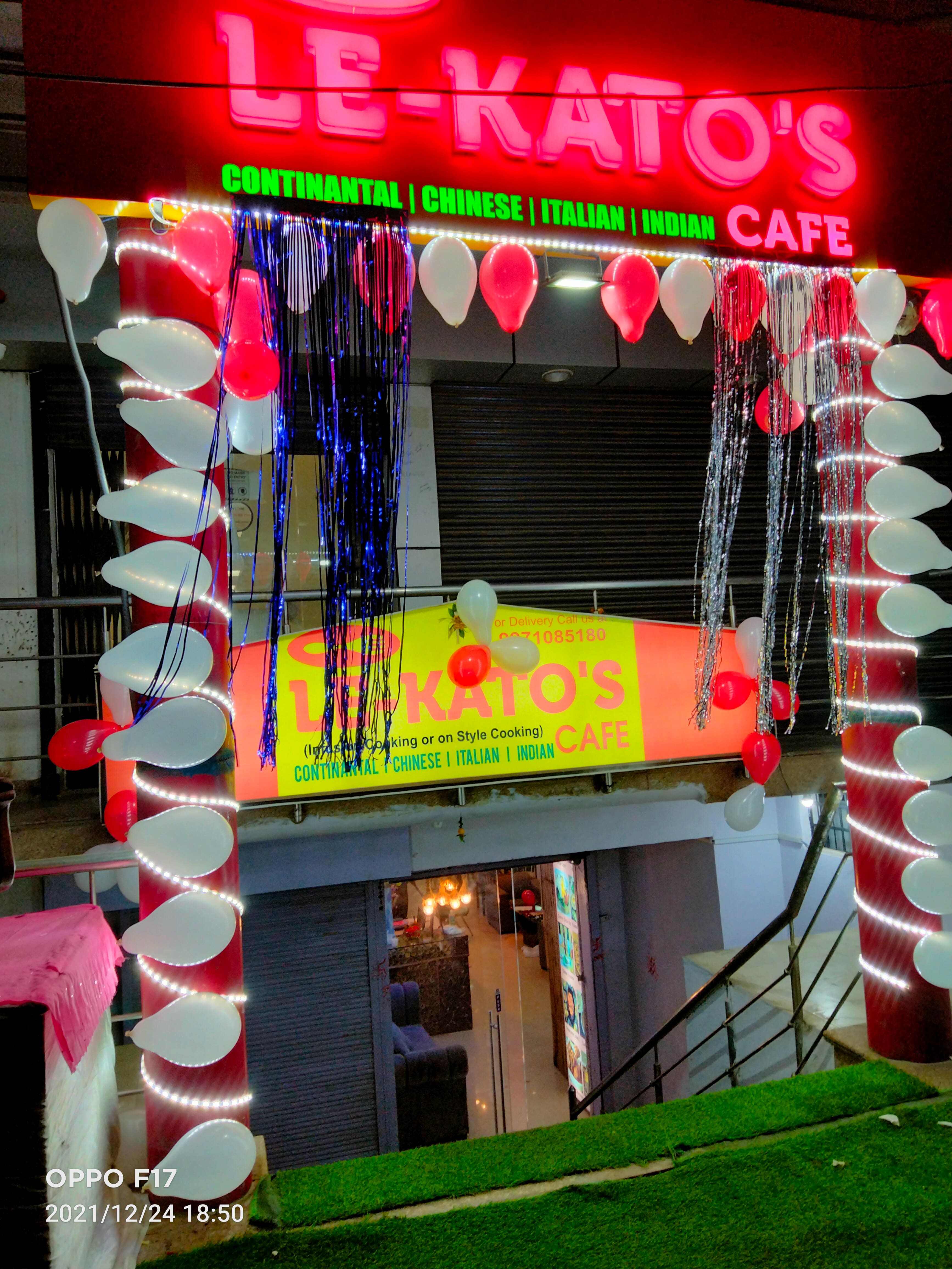 Menu of Le-kato's Cafe, Raj Nagar, Ghaziabad