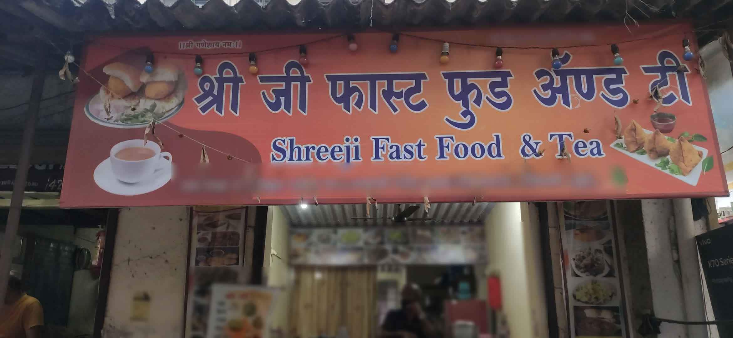 Menu of Shree Ji Fast Food &Tea, Dombivali East, Thane
