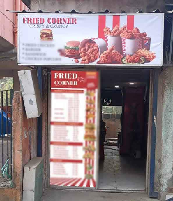 Menu of Fried Corner, Kaikhali, Kolkata