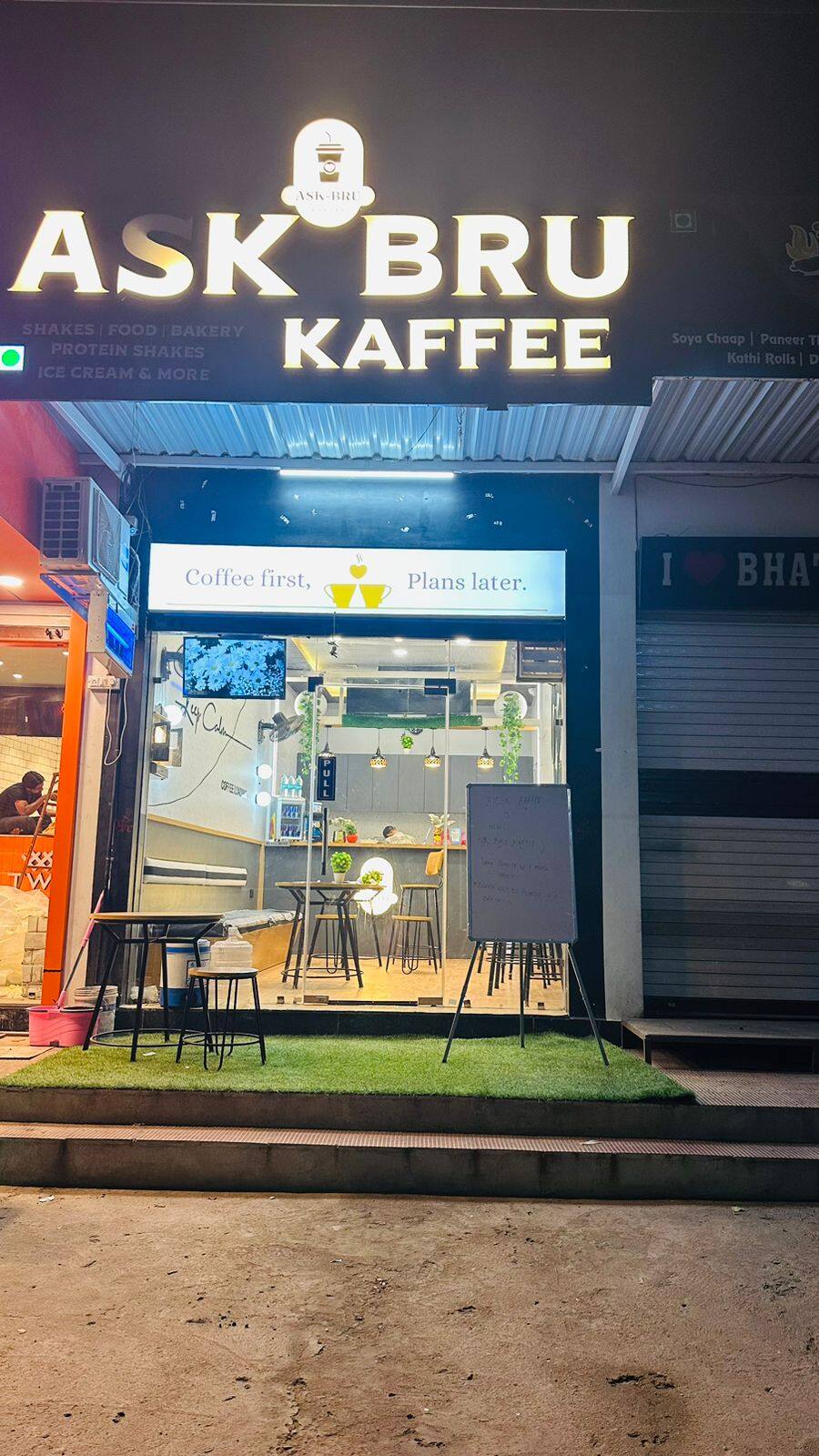 Menu of Ask Bru Kaffe, City Centre, Udaipur