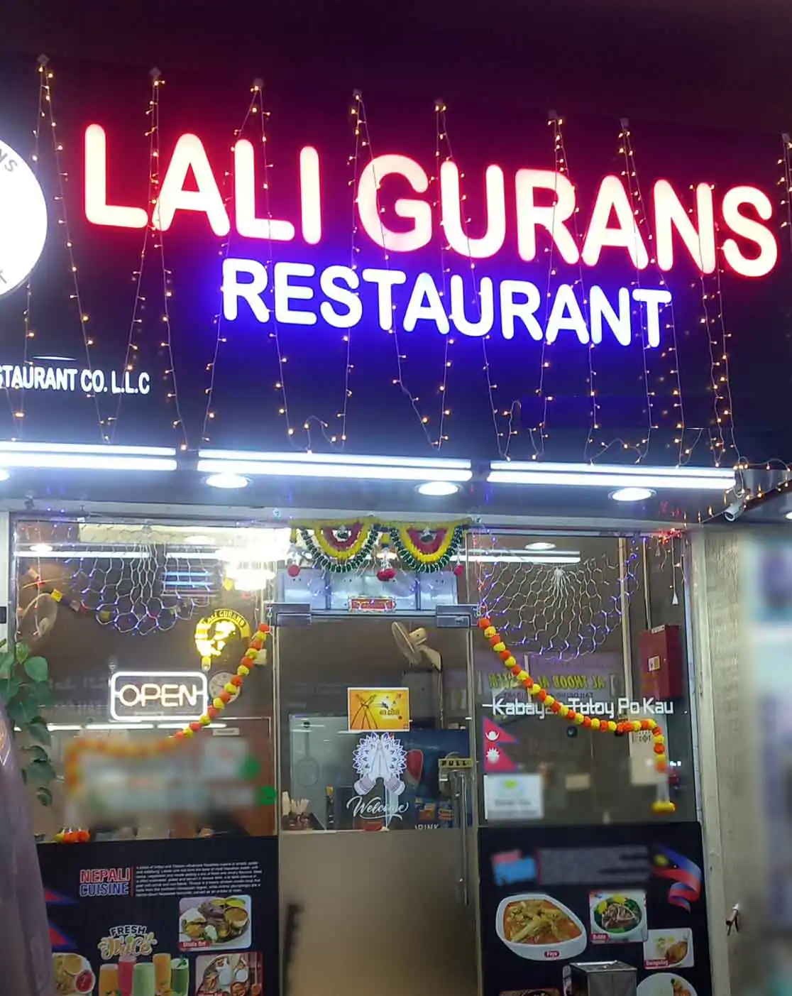 Menu of Lali Gurans Restaurant, Al Satwa, Dubai
