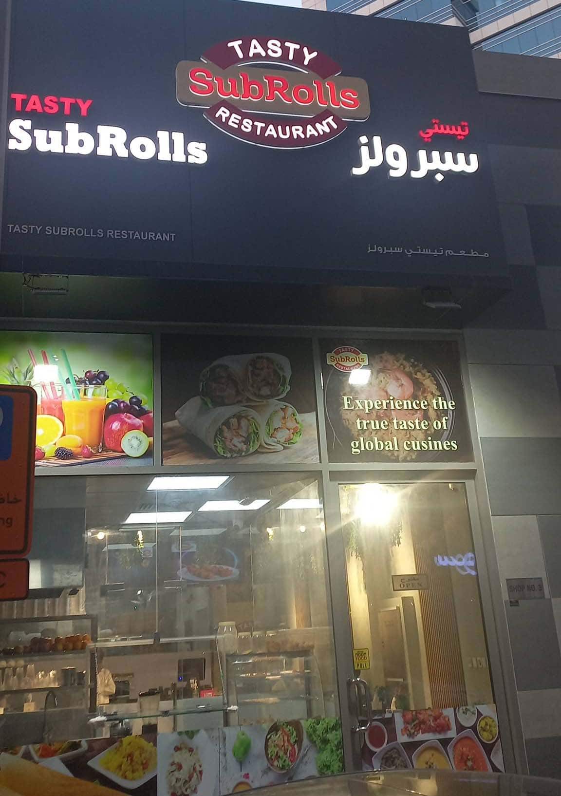 Menu of Tasty Sub Rolls Restaurant, Deira City Centre Area, Dubai