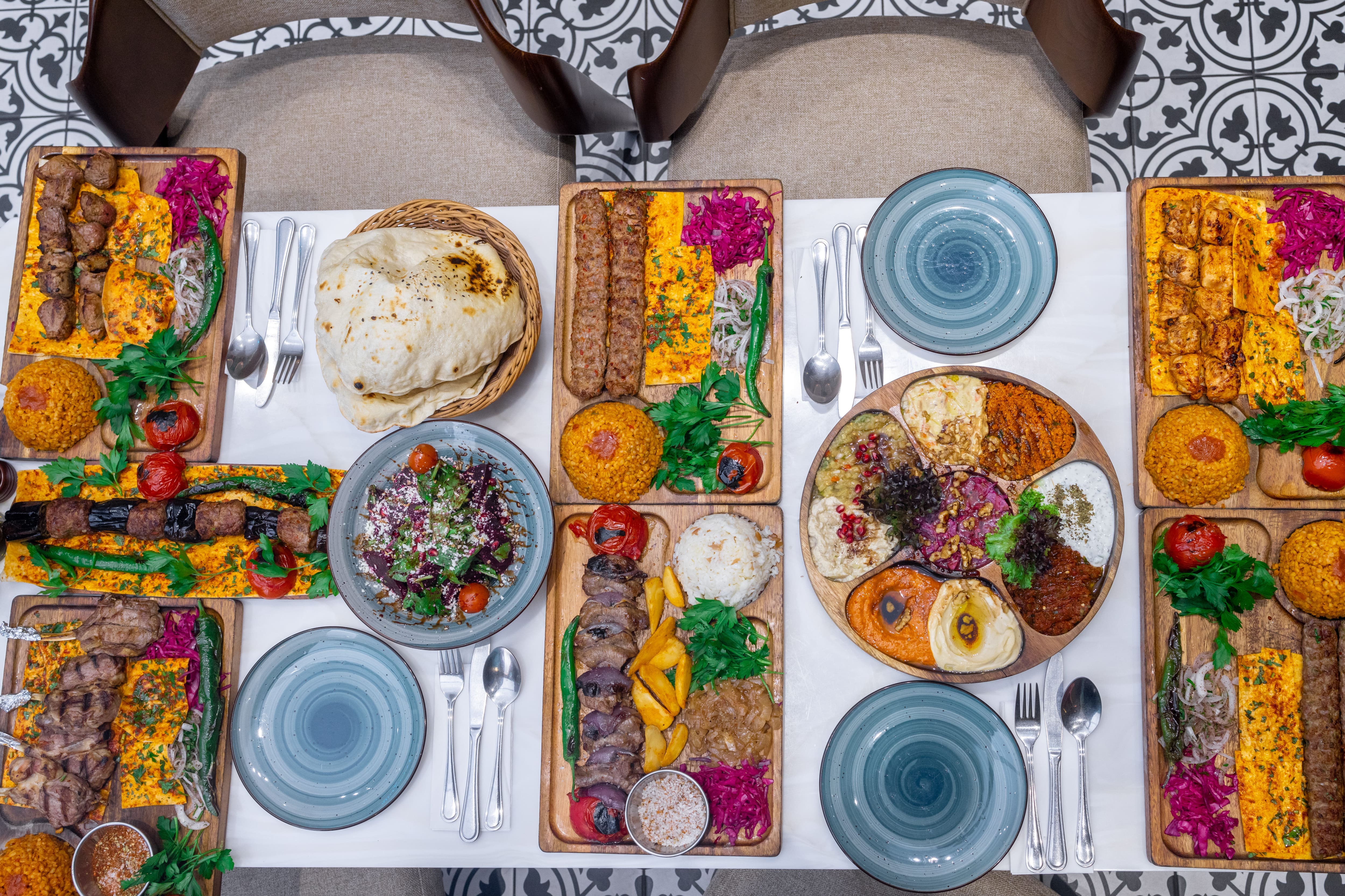 Menu of LevanTurk, Al Reem Island, Abu Dhabi