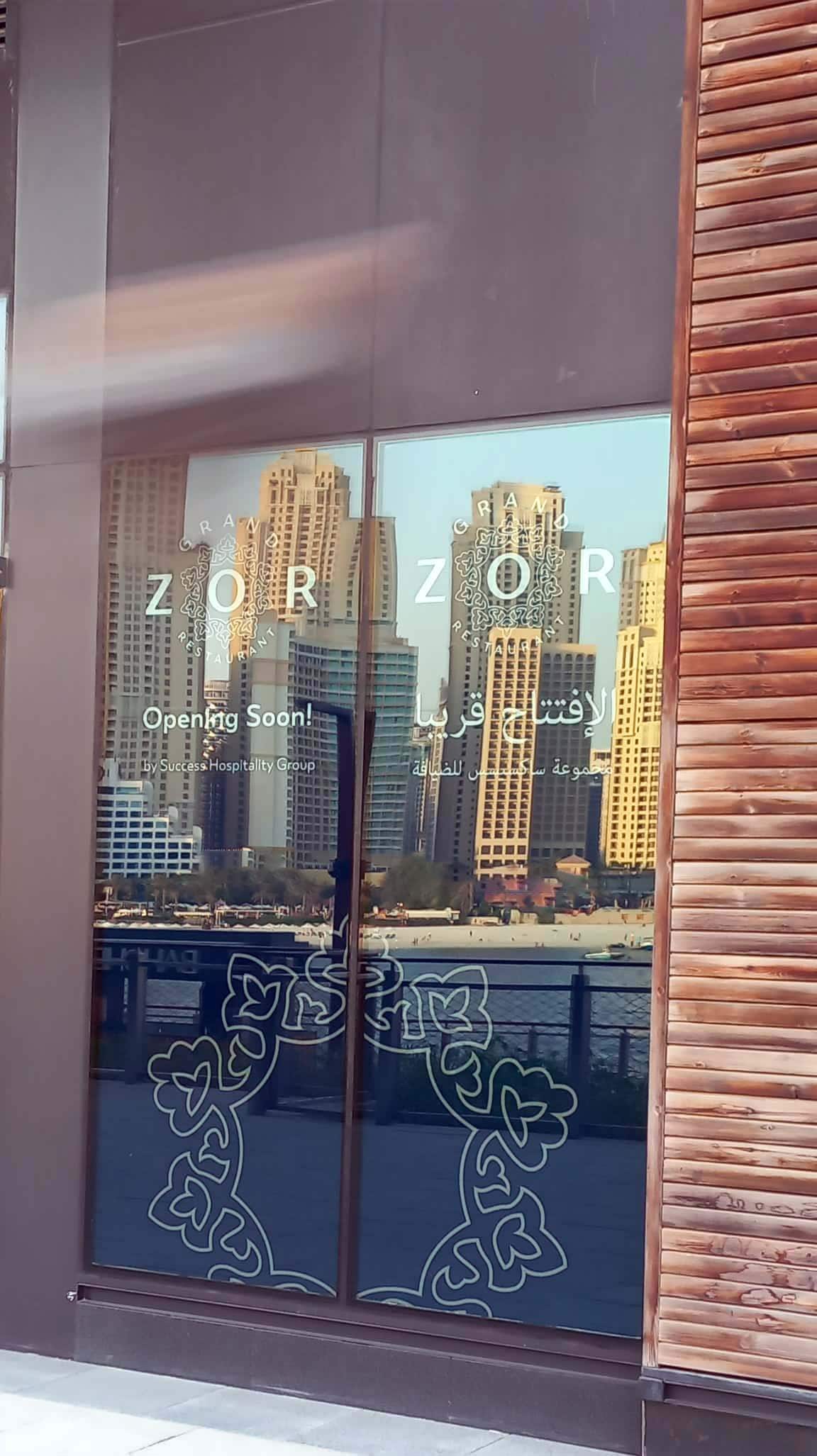 Grand Zor Restaurant, Bluewaters Island, Dubai | Zomato