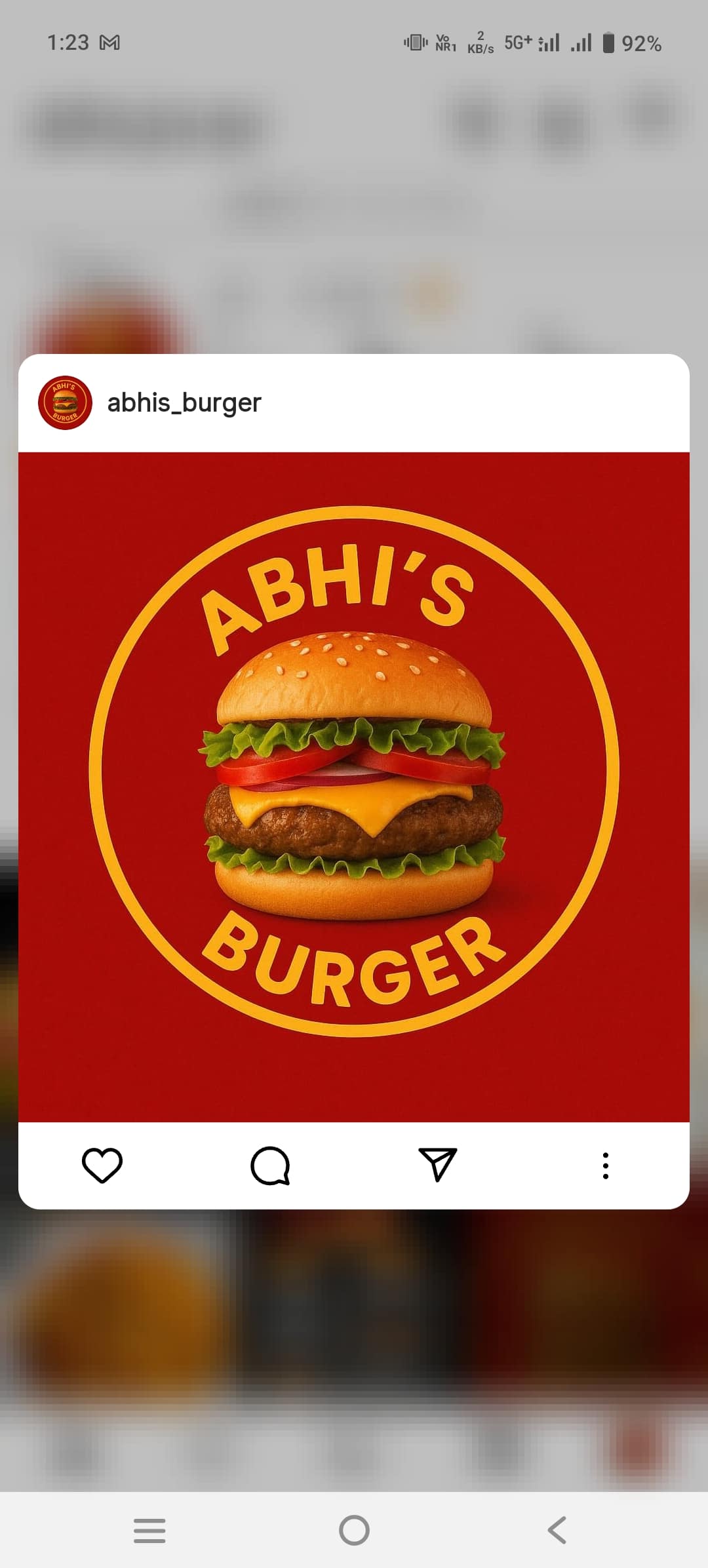 Abhis burger sbr , Bodakdev, Ahmedabad | Zomato