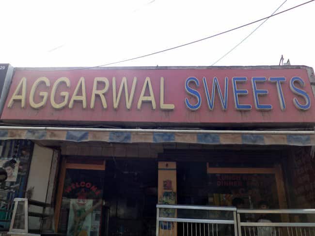 Menu of Aggarwal Sweets, Kapashera, New Delhi