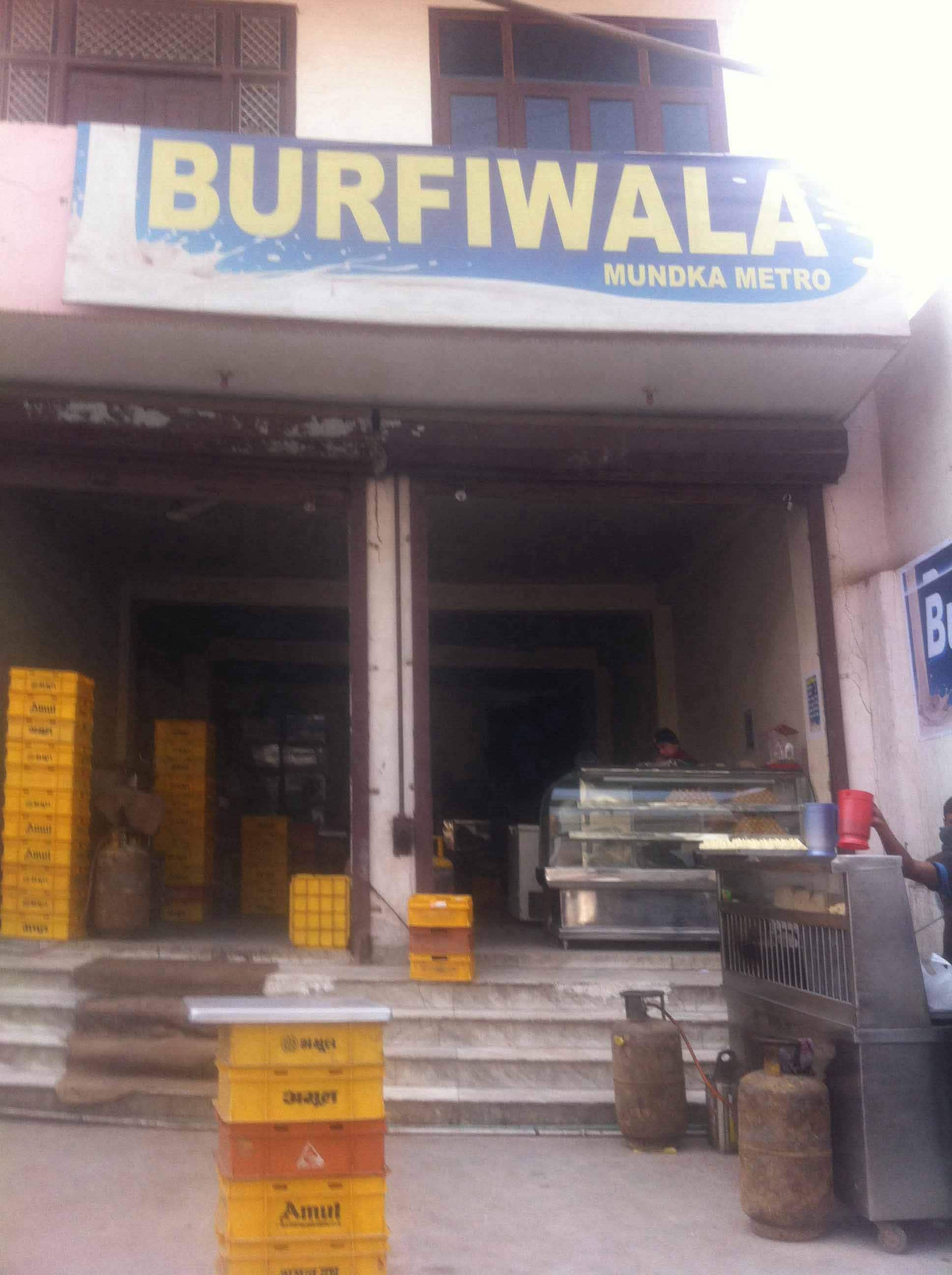 Menu of Burfiwala, Nangloi, New Delhi