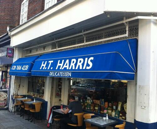 Menu of H.T Harris, Great Titchfield Street, Fitzrovia, London