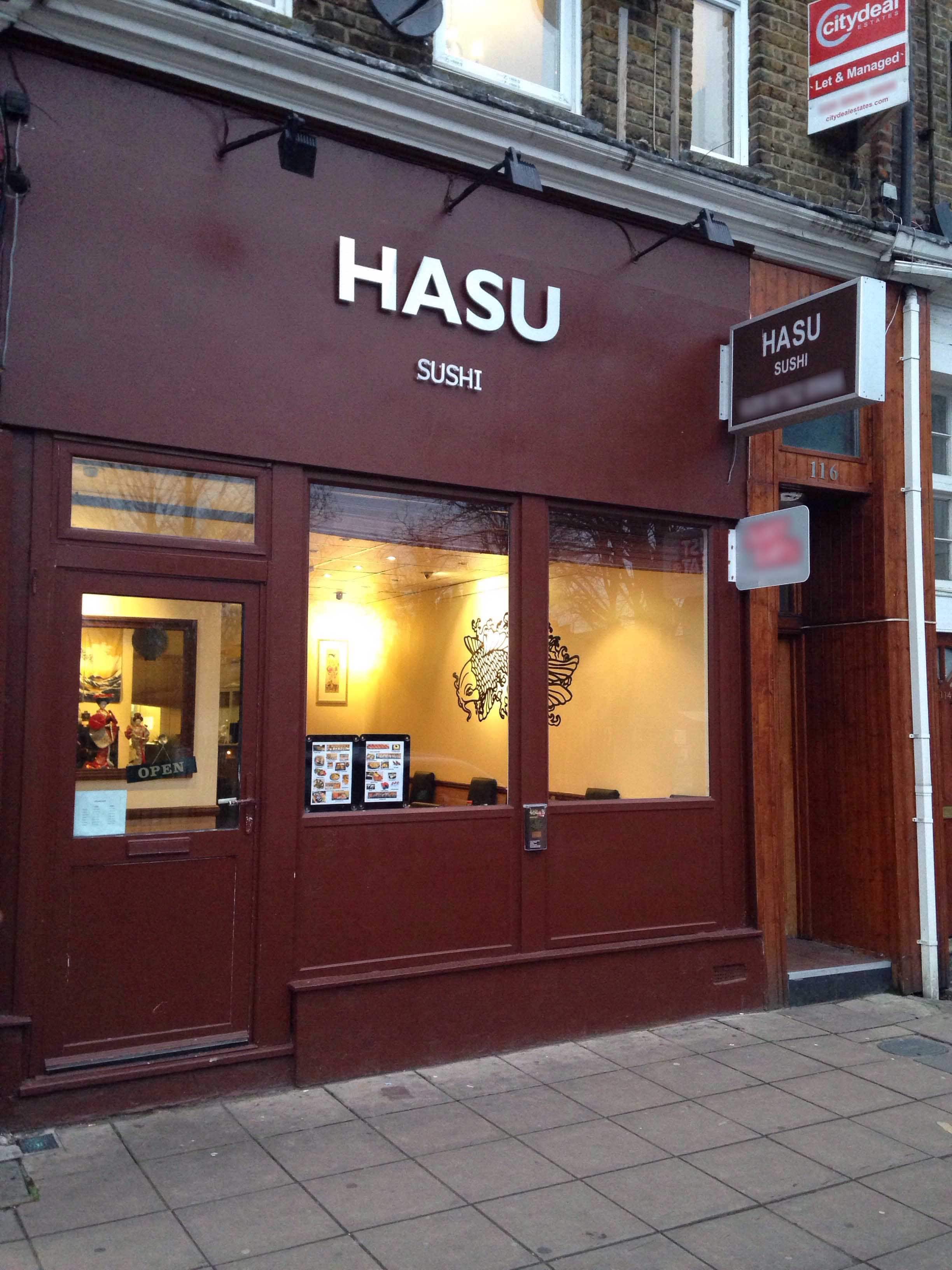Menu of Hasu, Acton, London