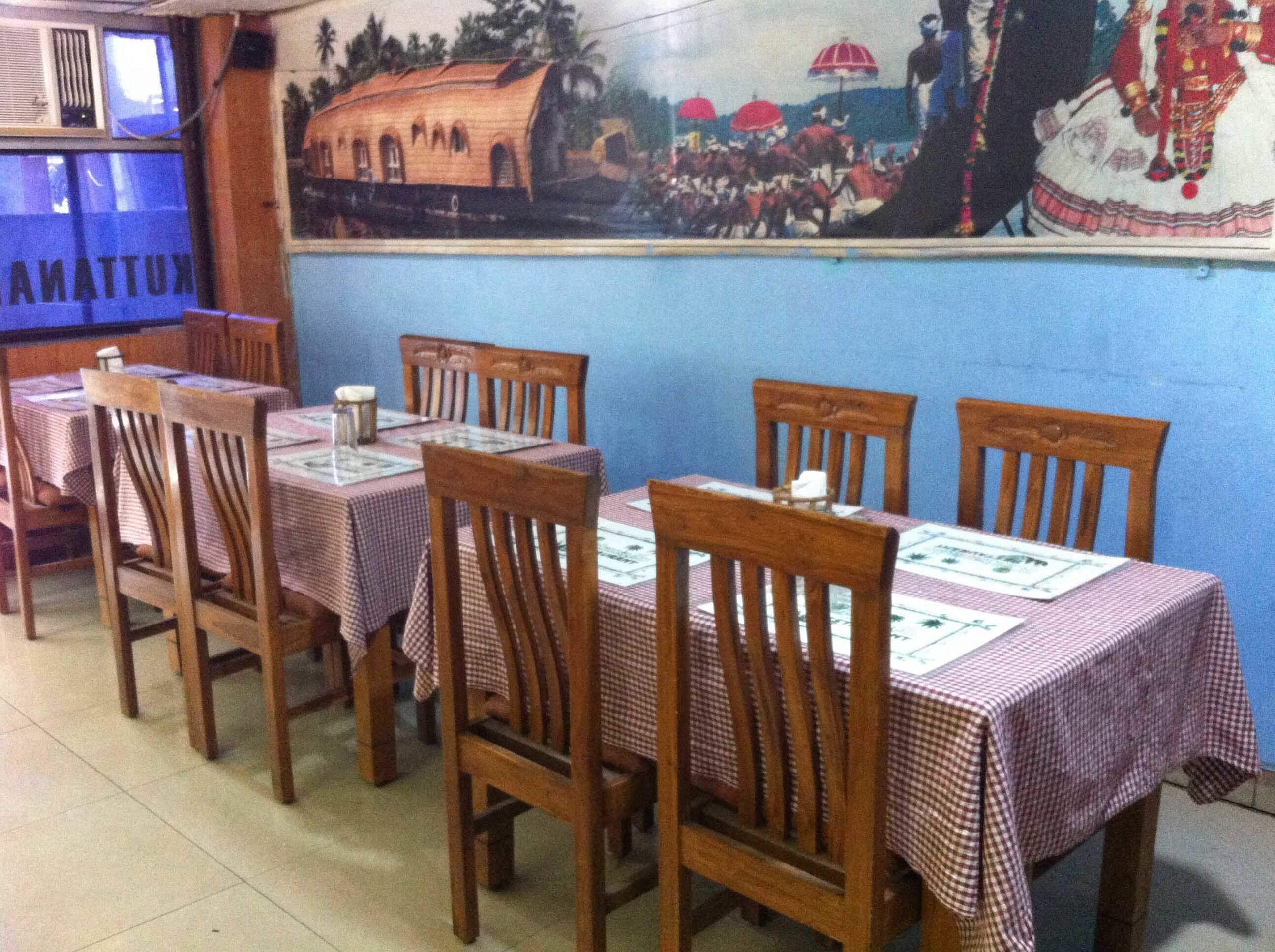 Menu of Kuttanad Restaurant, Adyar, Chennai