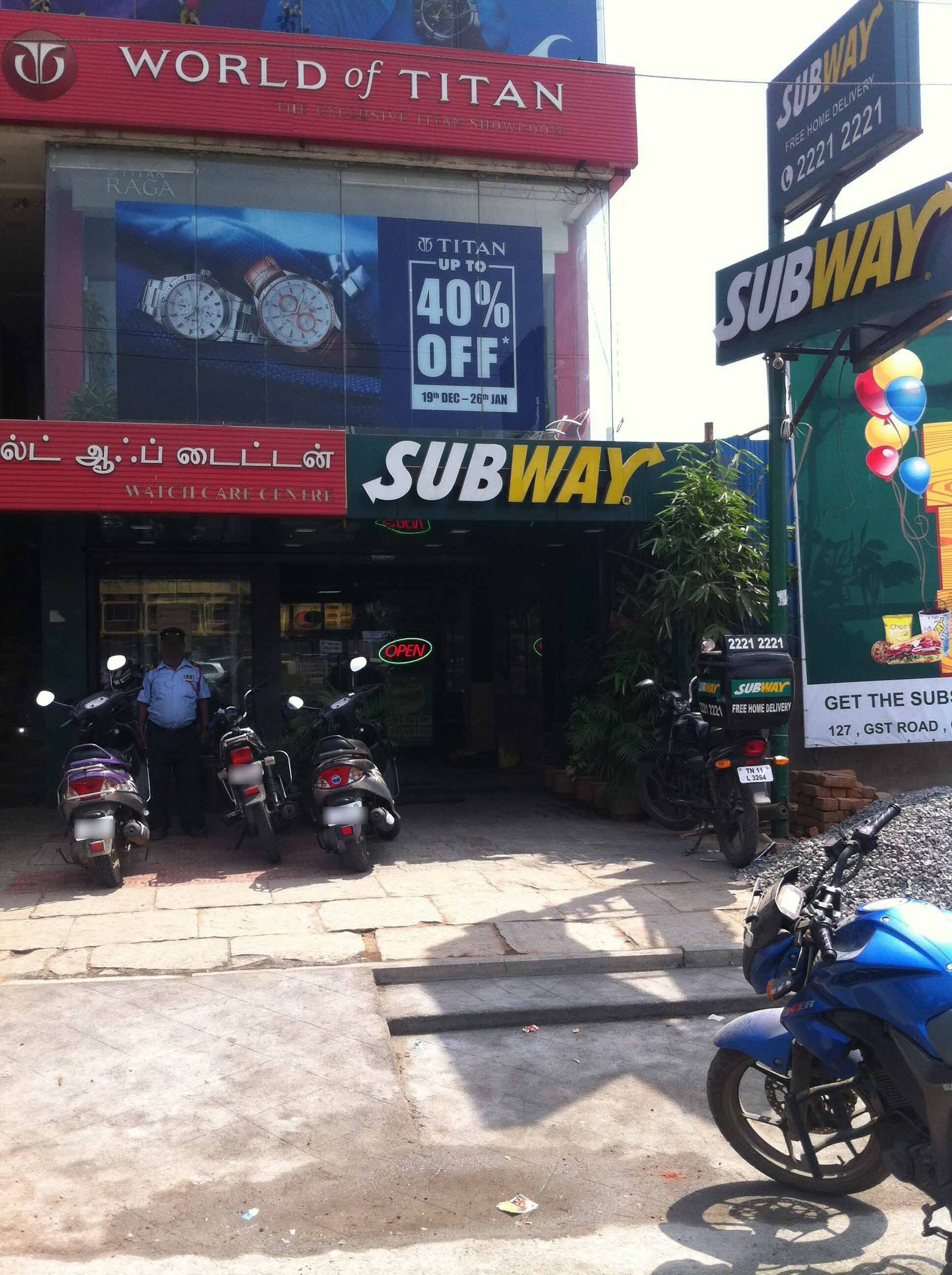 Subway, Chromepet, Chennai - Restaurant - Zomato