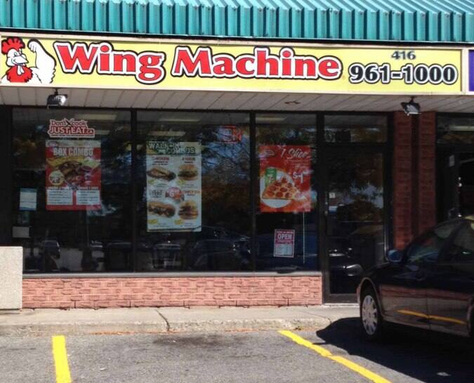 Wing Machine Menu, Menu for Wing Machine, Brampton, Toronto ...