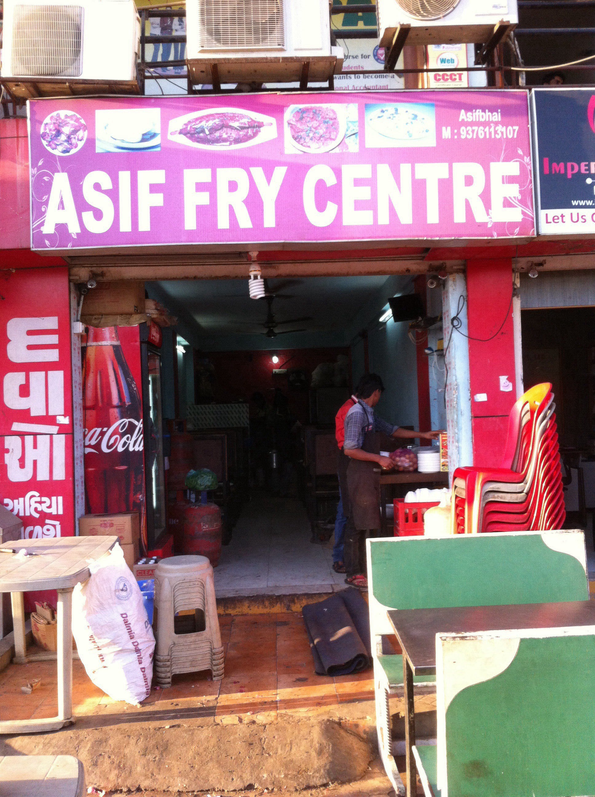 Menu of Asif Fry Centre, Sarkhej, Ahmedabad