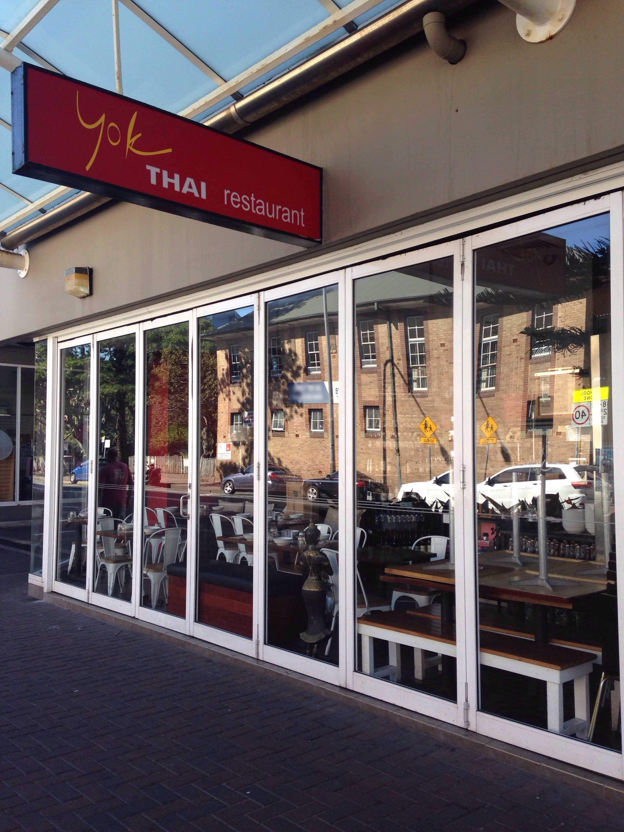 Yok Thai Menu, Menu for Yok Thai, Manly, Sydney