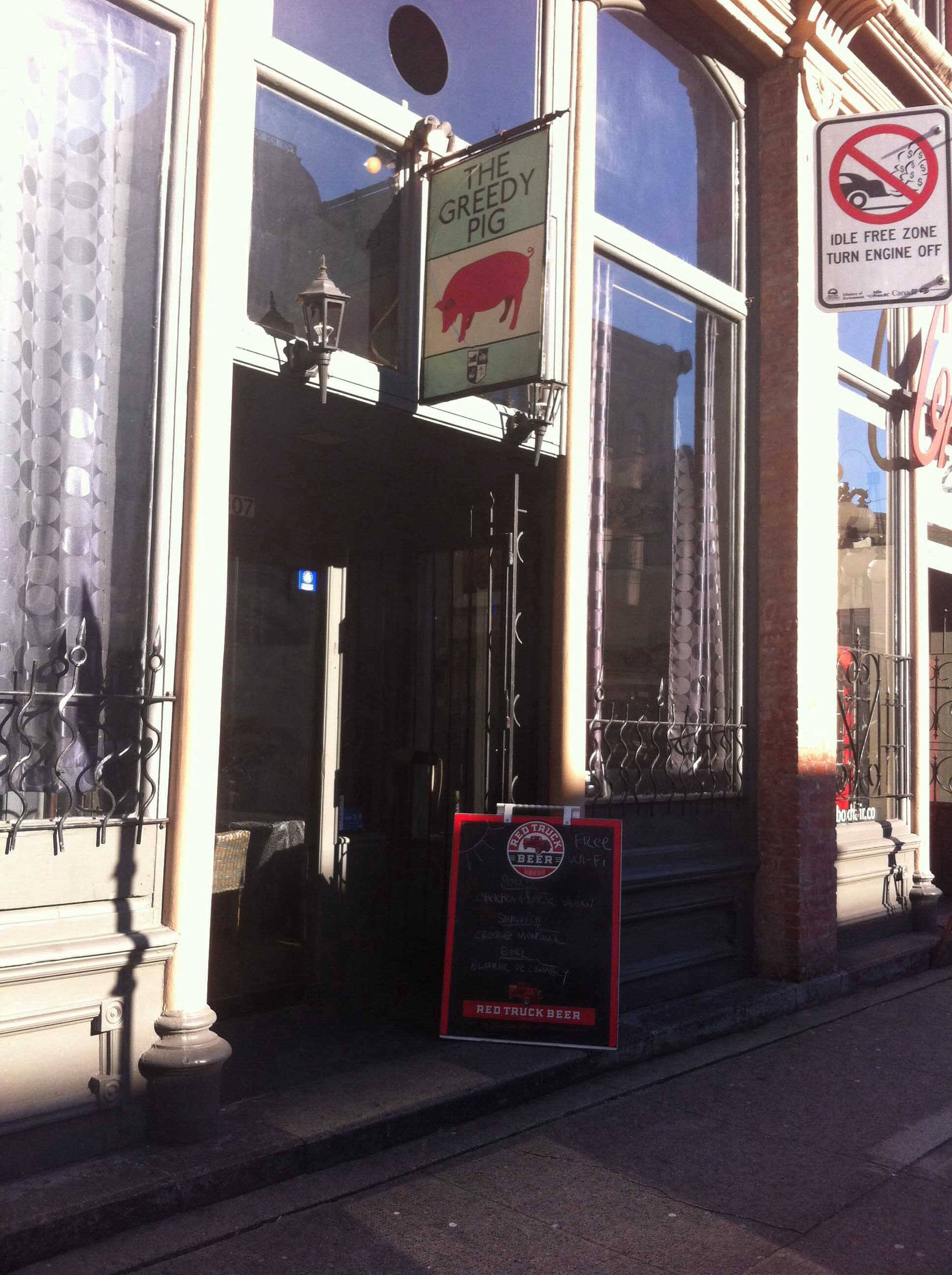 The Greedy Pig, Gastown, Vancouver
