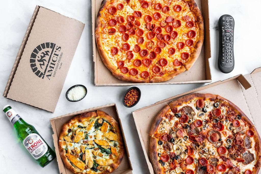 Menu of Amici's East Coast Pizzeria, Redwood Shores, Redwood City