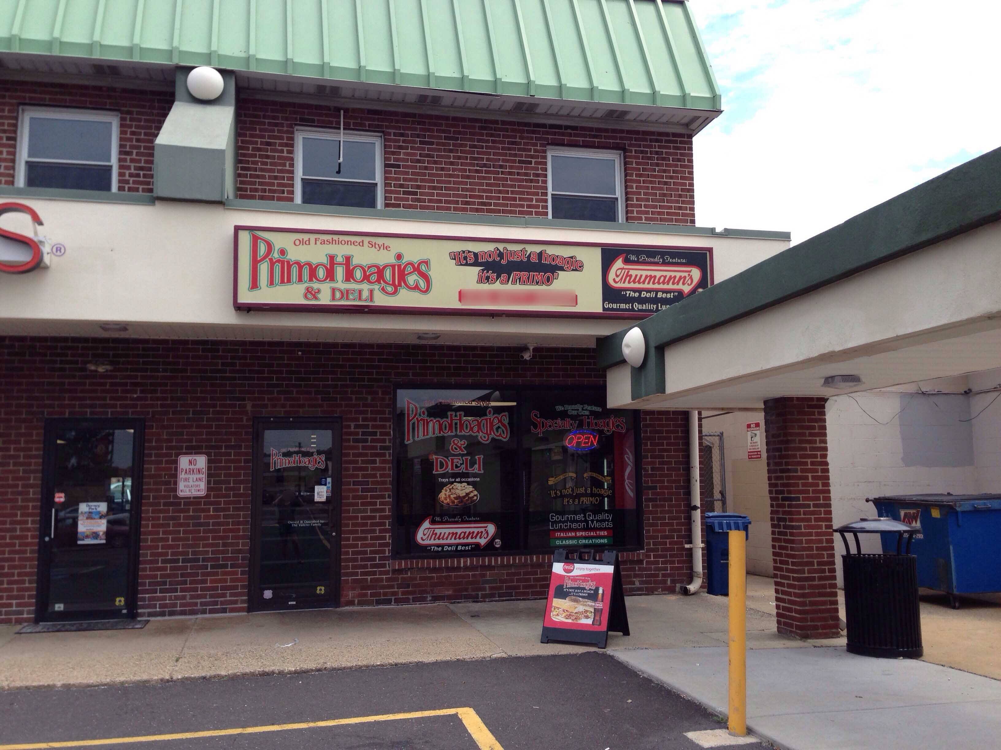 Menu of Primo Hoagies, Torresdale, Philadelphia