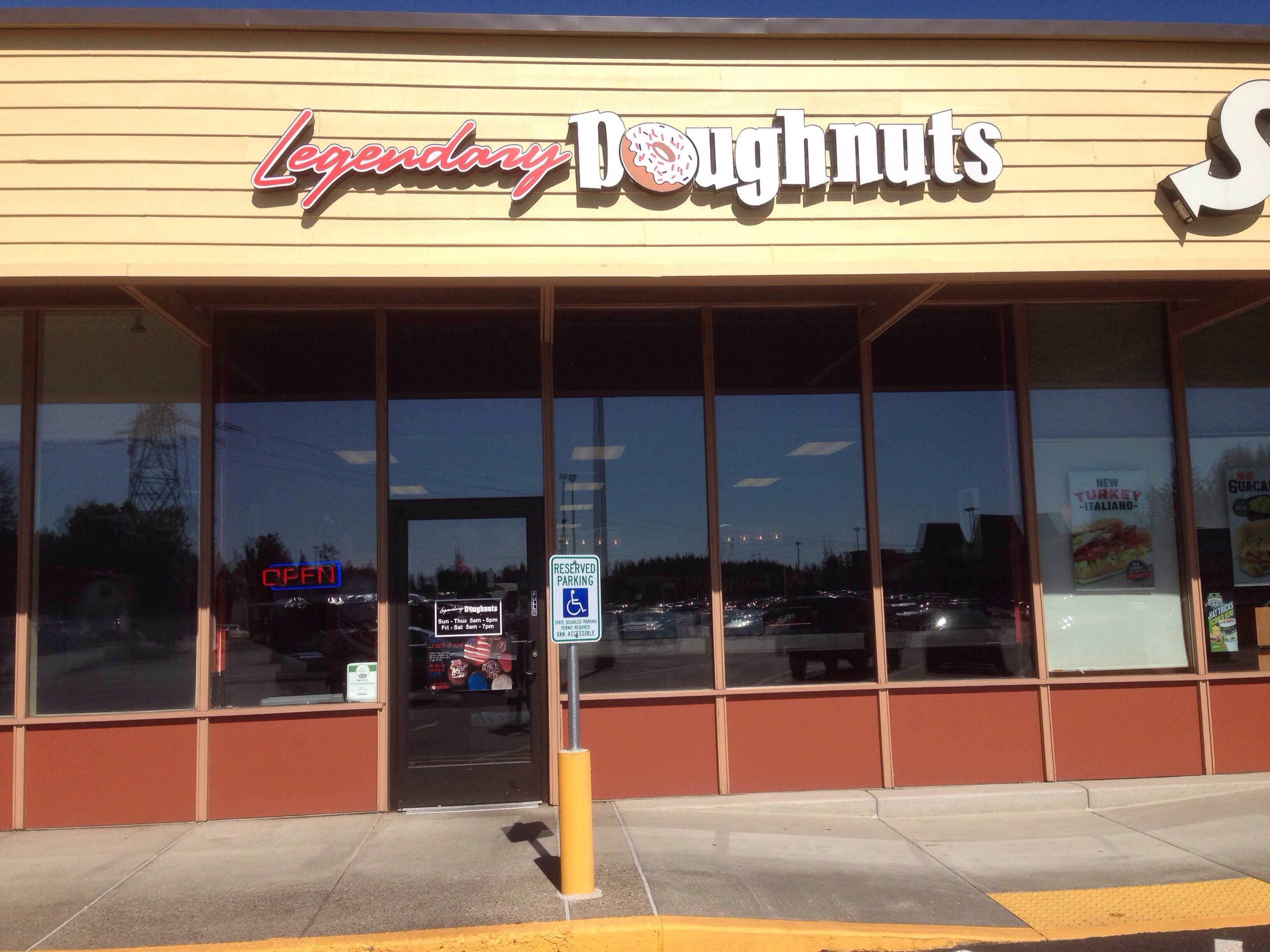 Menu of Legendary Doughnuts, Covington, Covington